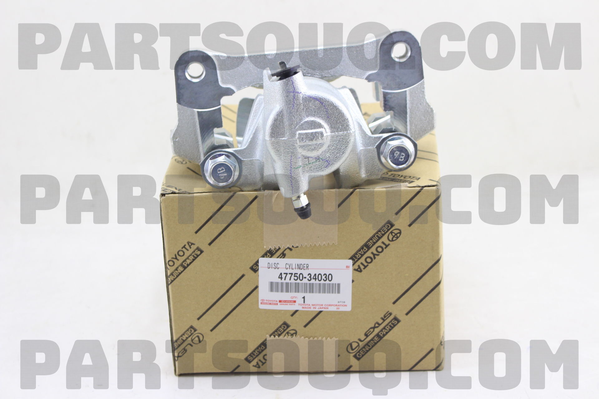 CYLINDER ASSY,REAR DISC BRAKE RH TO 47750-34030 LAND CRUISER 201005 ...
