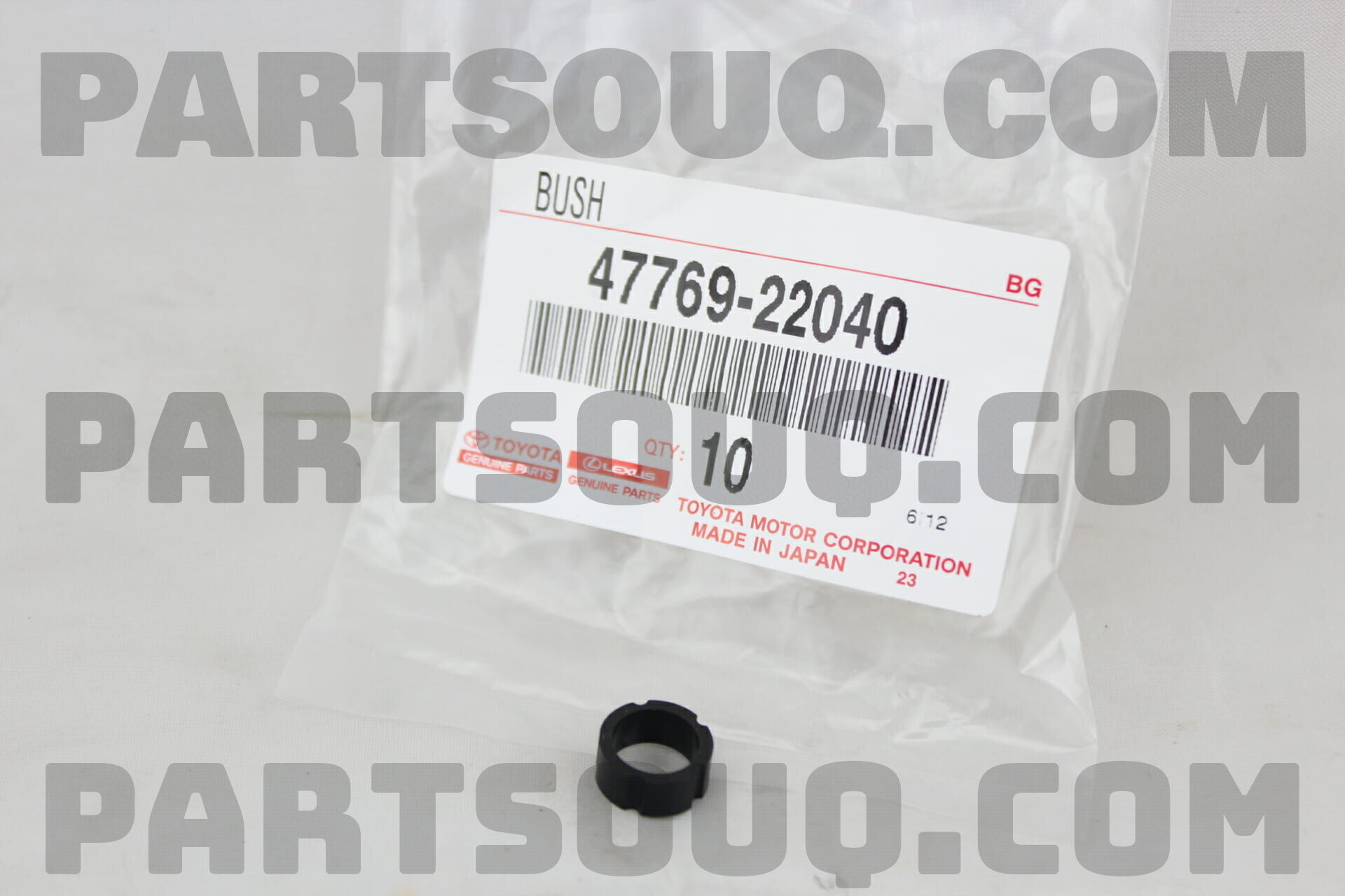 BUSH, CYLINDER SLIDE, NO.1(FOR FRONT DISC BRAKE) 4776922040 | Toyota ...