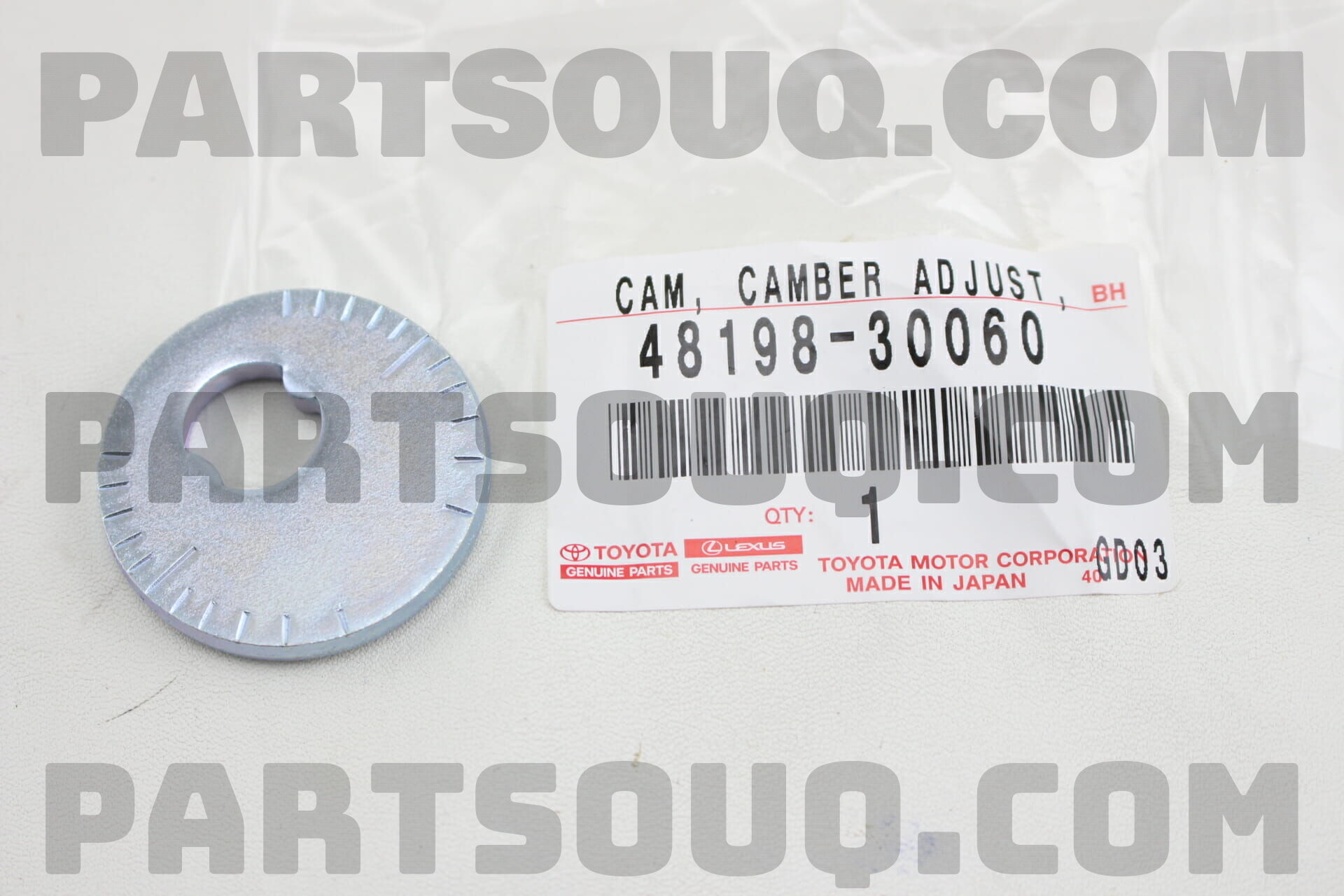CAM, FRONT SUSPENSION CAMBER ADJUST, NO.2, RH/LH 4819830060 | Toyota ...