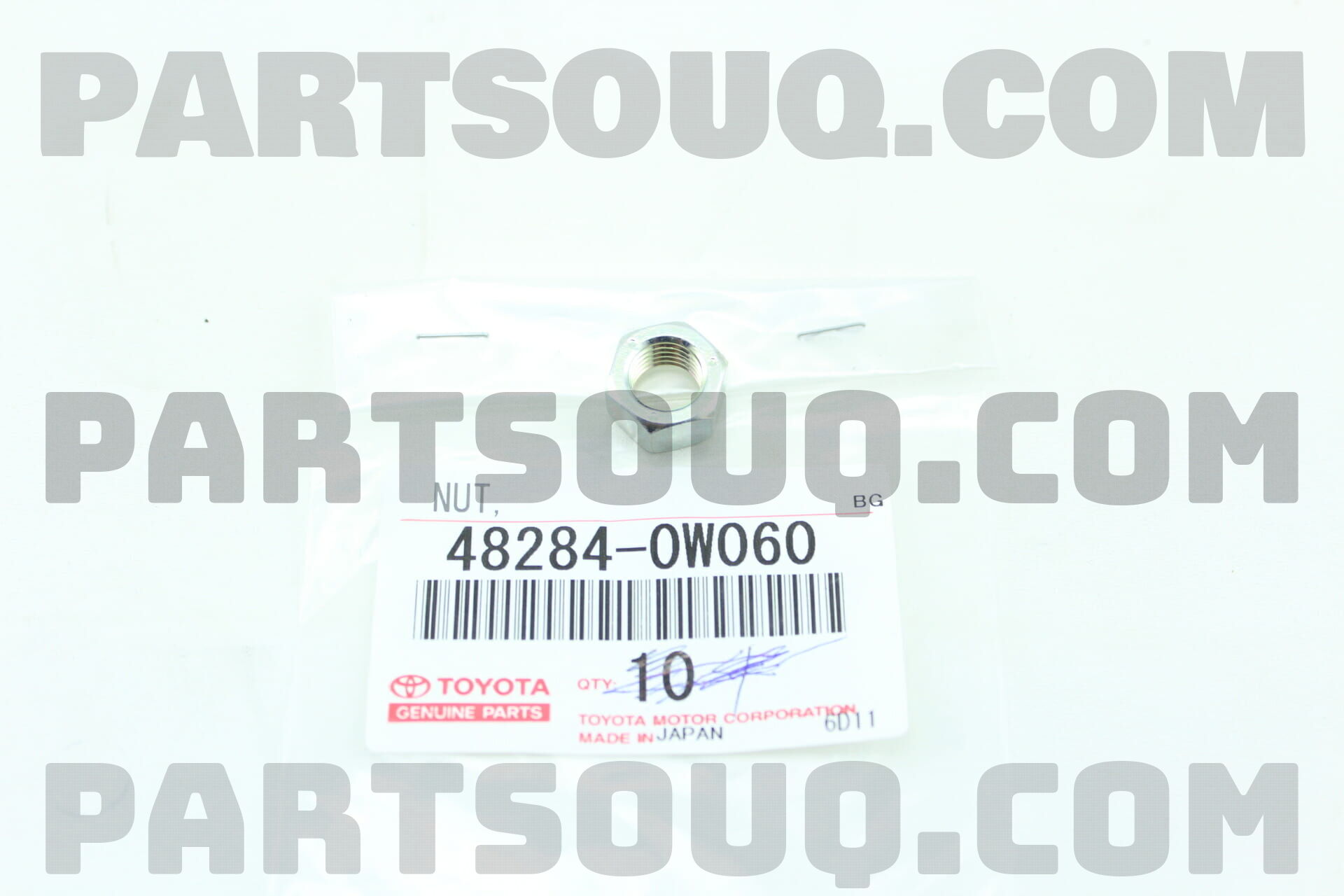 NUT, FRONT SPRING CENTER BOLT 482840W060 | Toyota Parts | PartSouq
