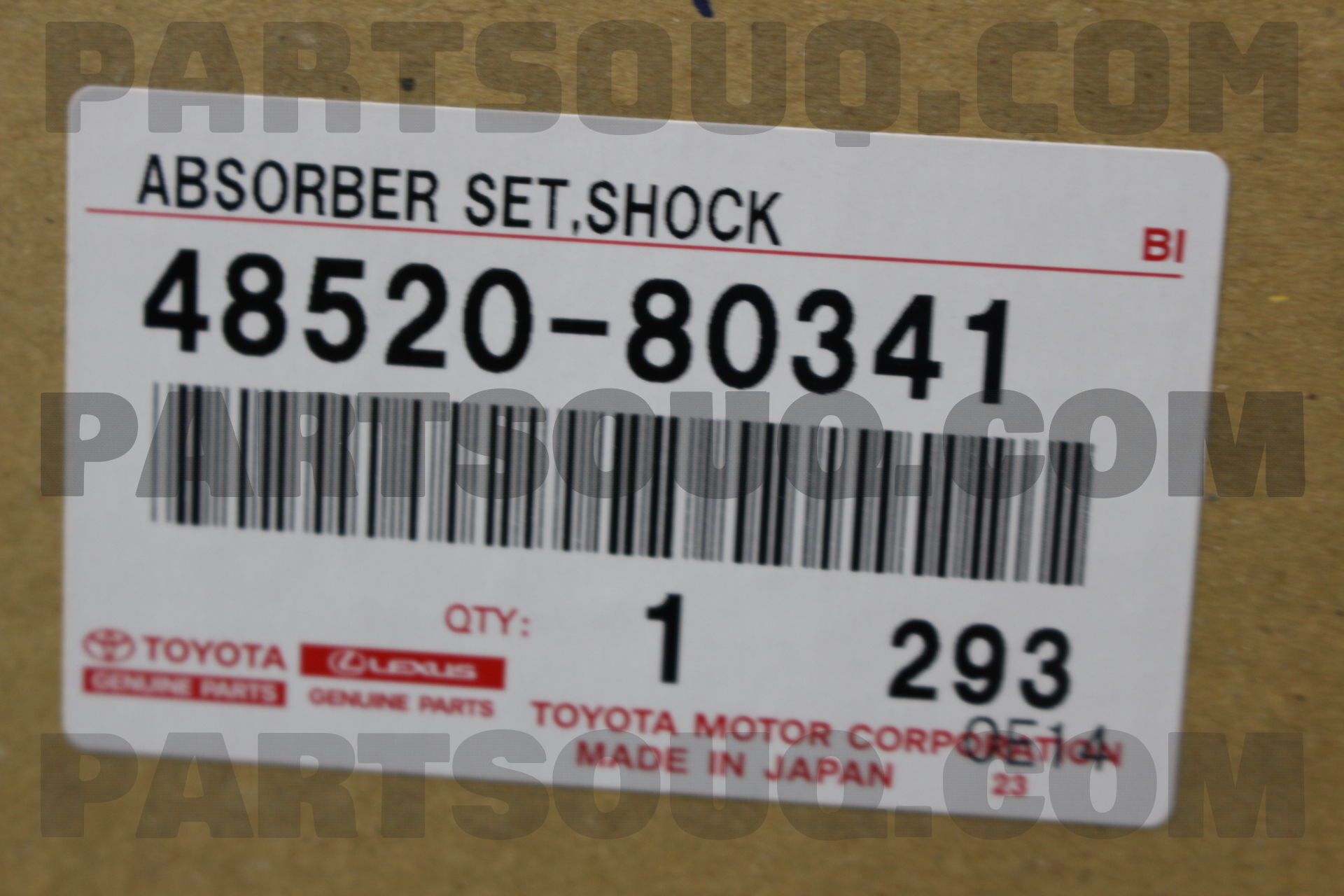 ABSORBER ASSY, SHOCK, FRONT LH 4852080071 | Toyota Parts | PartSouq
