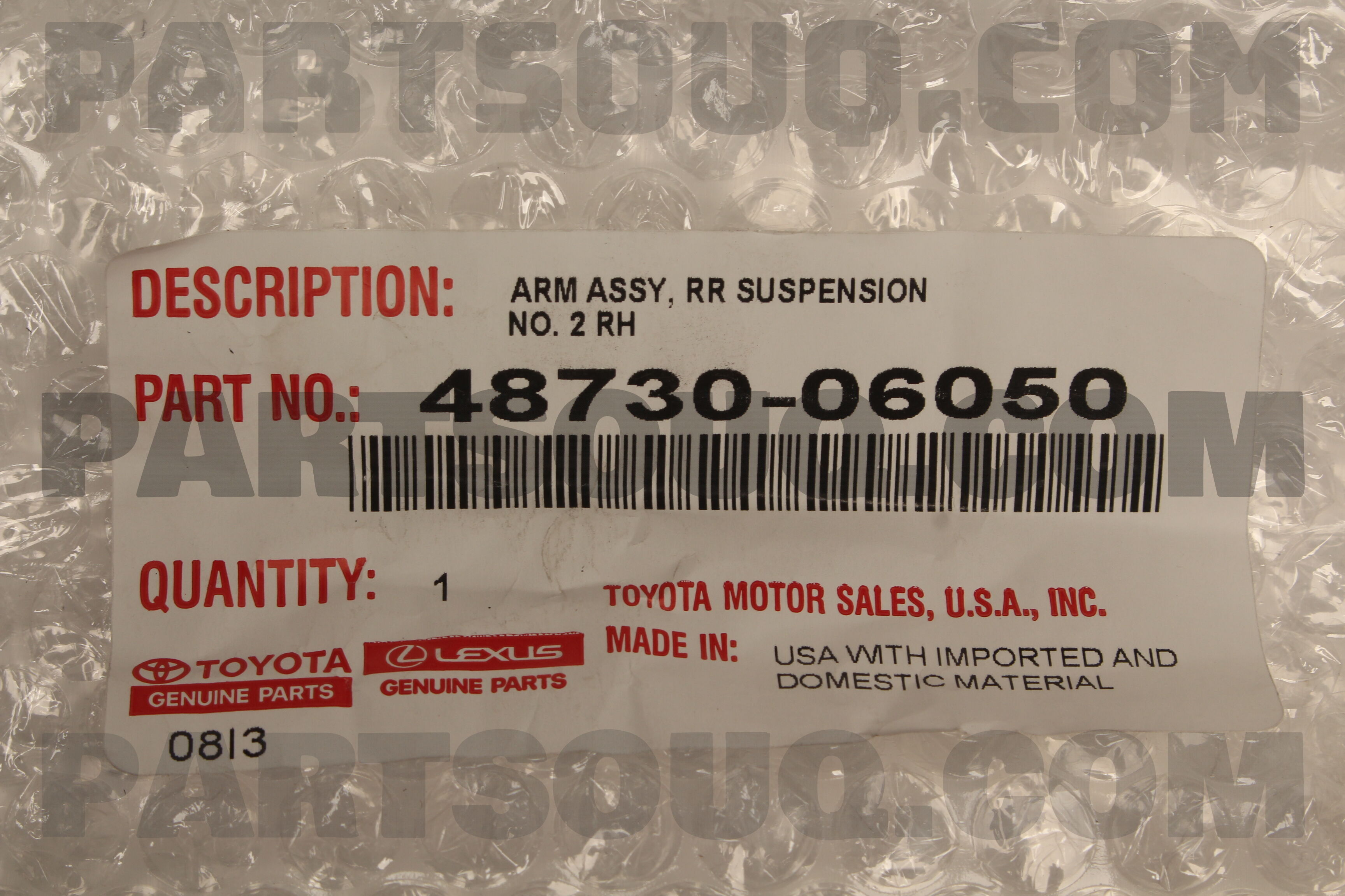 ARM ASSY, REAR SUSPENSION, NO.2 RH 4873006050 | Toyota Parts | PartSouq