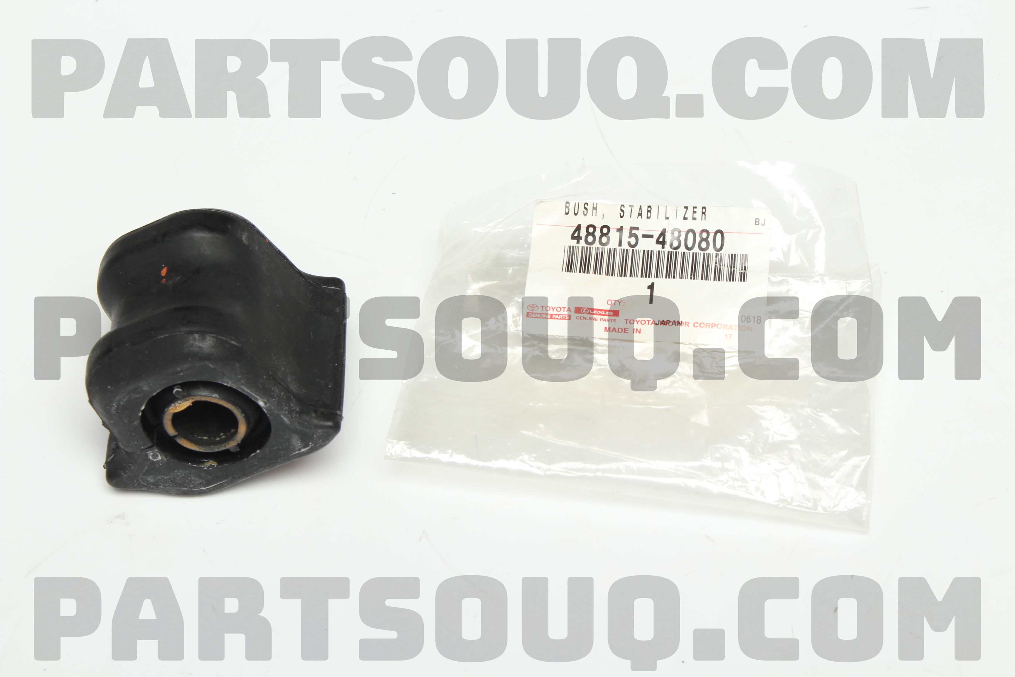 BUSH, FRONT STABILIZER BAR, RH 4881548080 | Toyota Parts | PartSouq