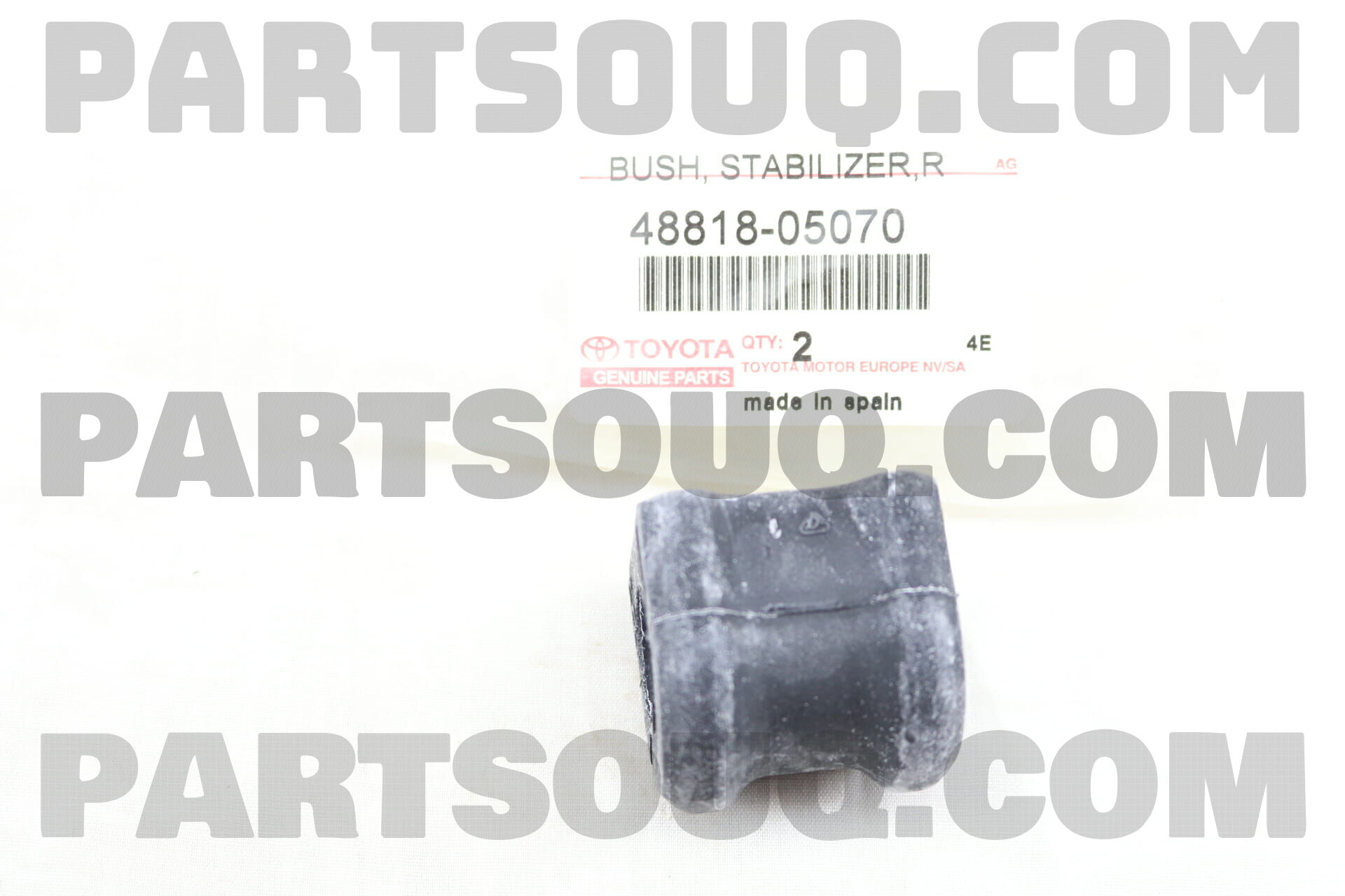 BUSH, STABILIZER, REAR 4881805070 | Toyota Parts | PartSouq