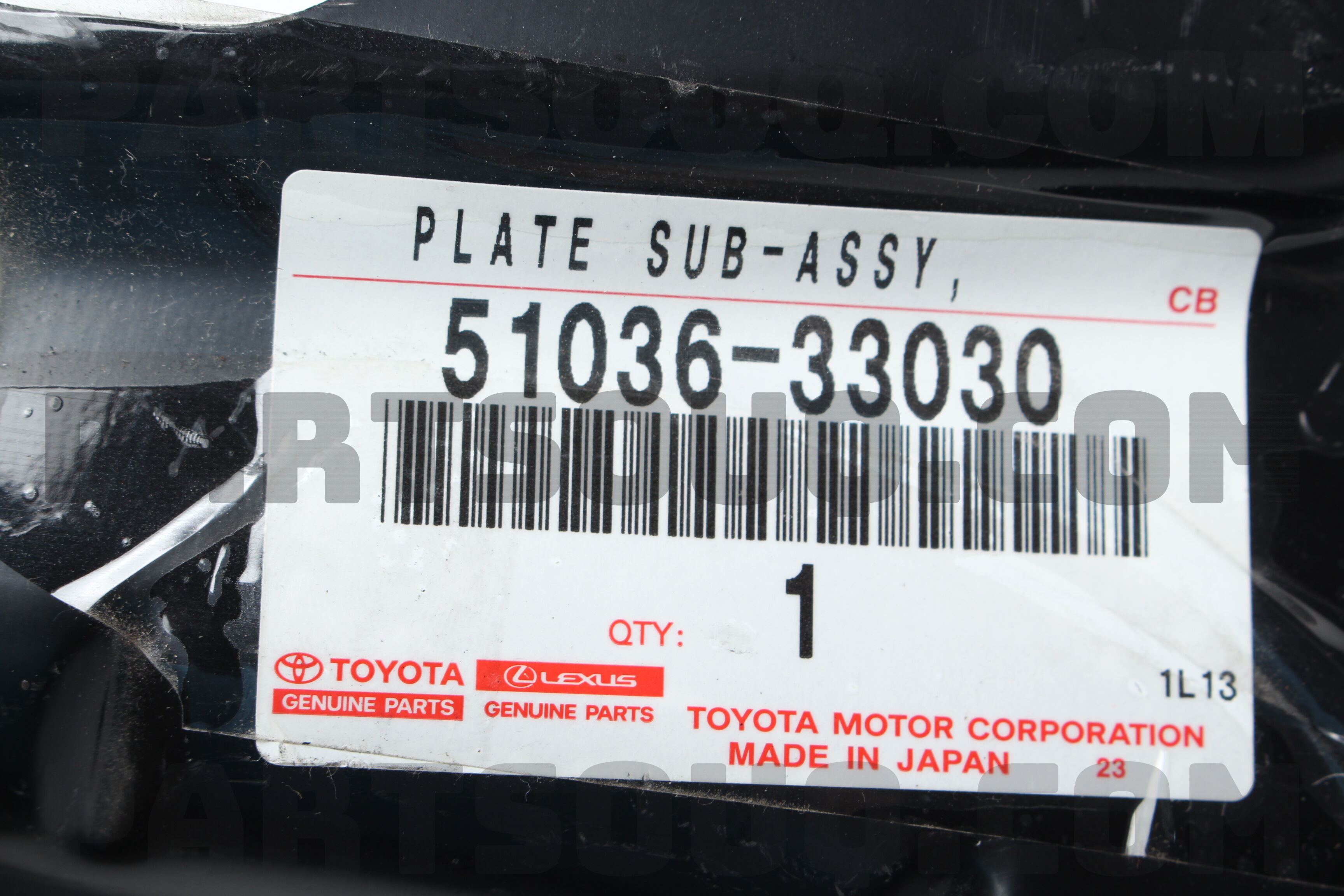 PLATE SUB-ASSY, FRAME SIDE RAIL, LH 5103606030 | Toyota Parts | PartSouq