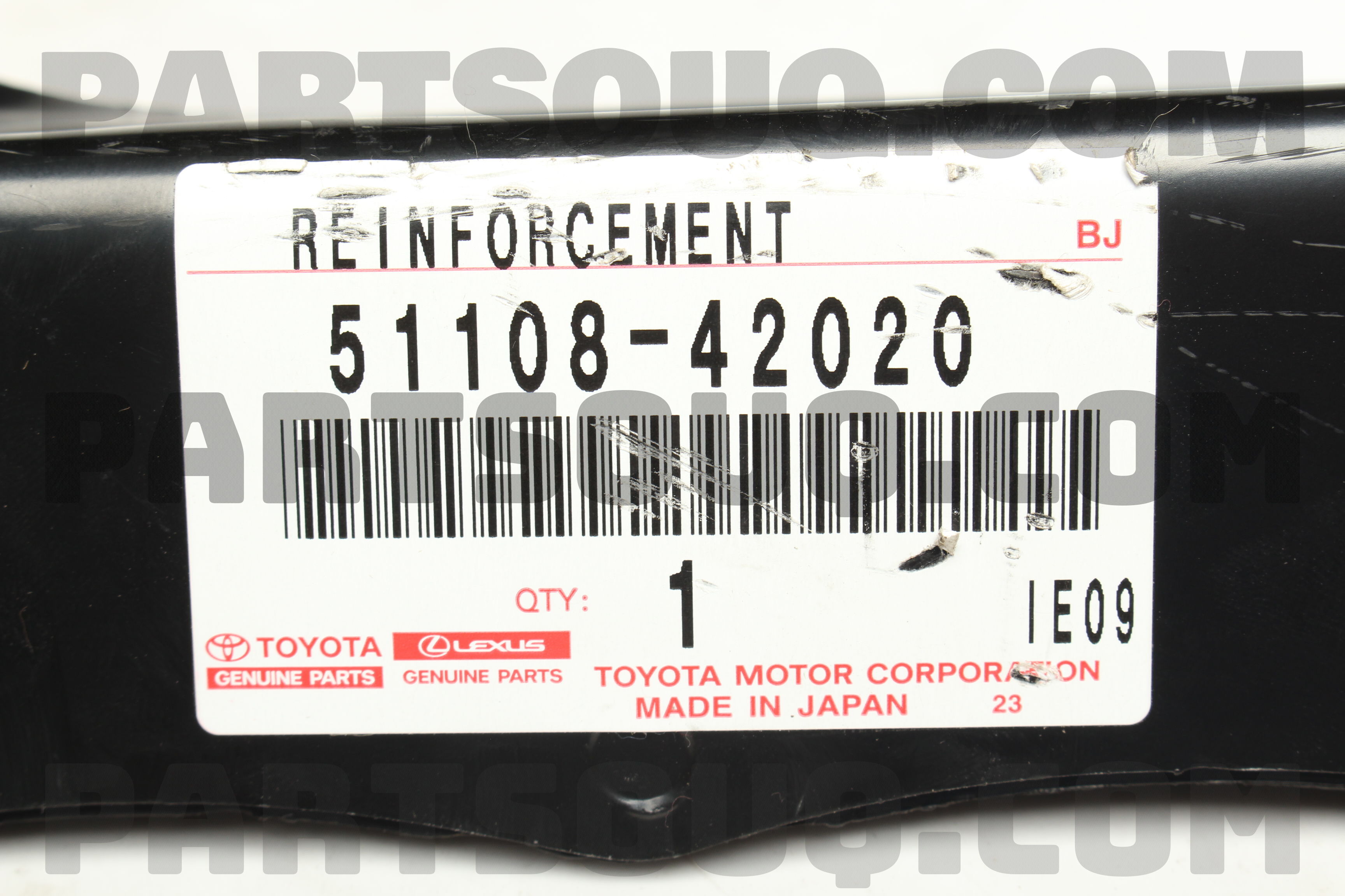 REINFORCEMENT, FRONT SUSPENSION MEMBER, LH 5110842020 | Toyota Parts ...