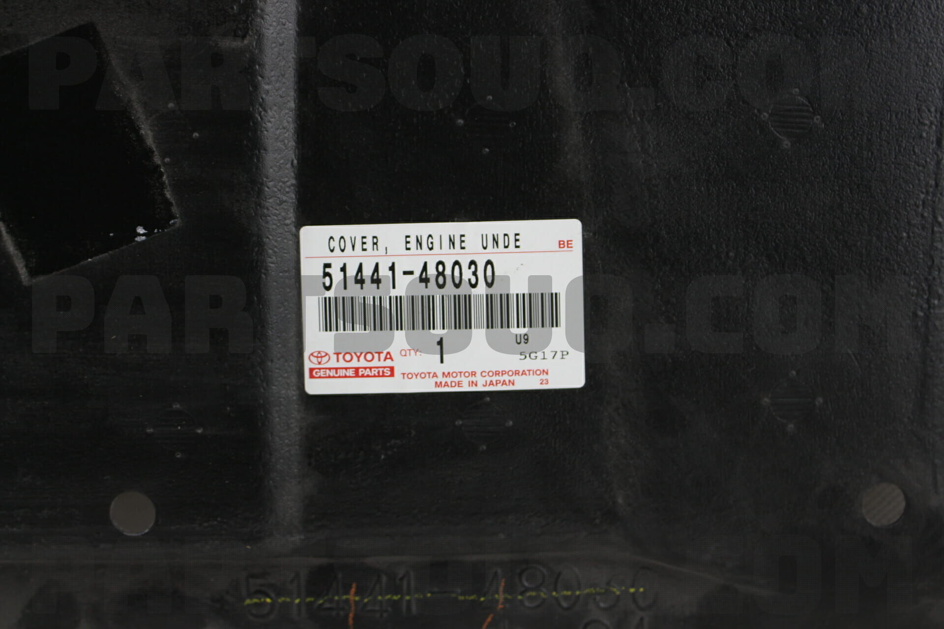 COVER, ENGINE UNDER, NO.1 5144148030 | Toyota Parts | PartSouq