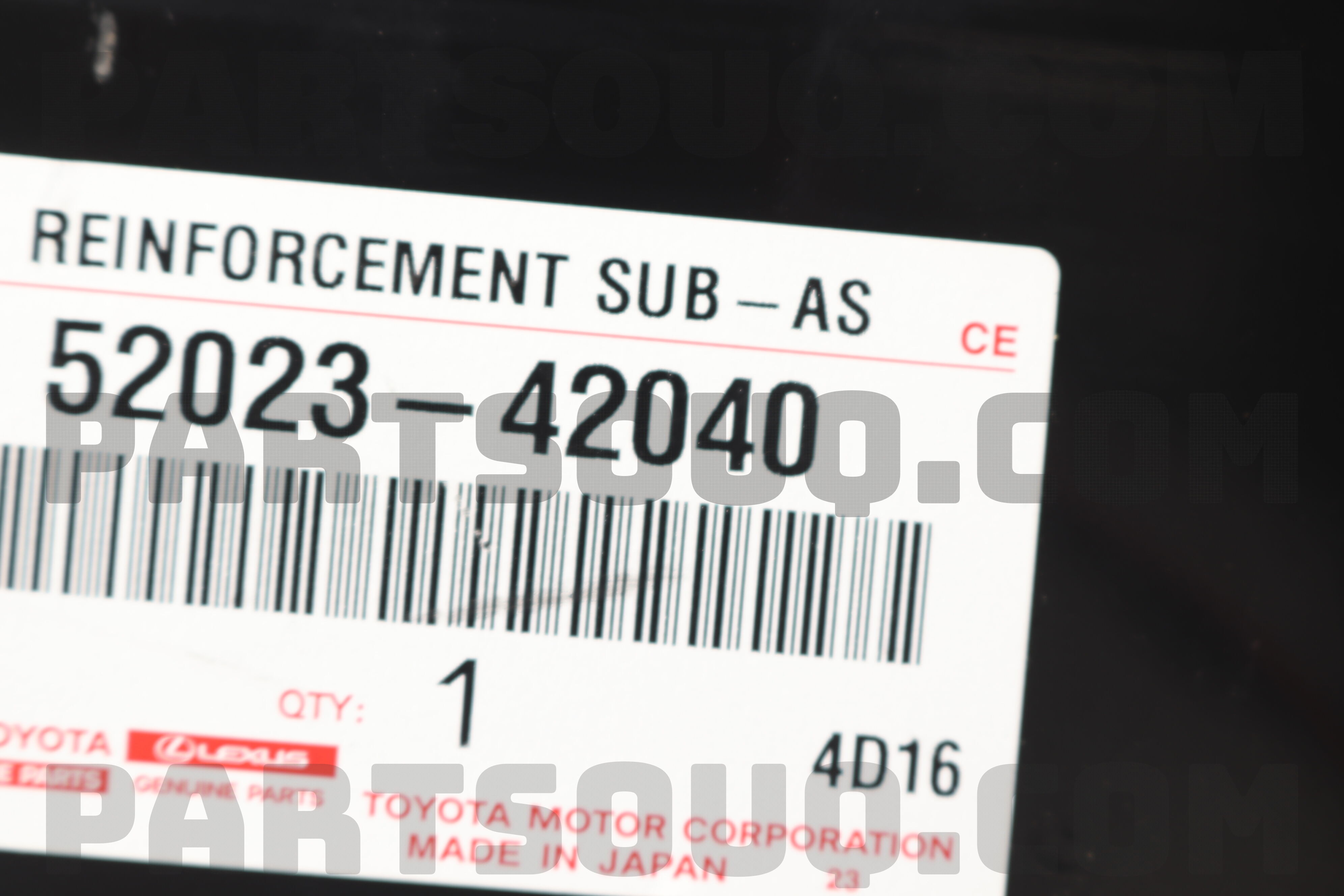 REINFORCEMENT SUB-ASSY, FRONT BUMPER 5202121020 | Toyota Parts | PartSouq