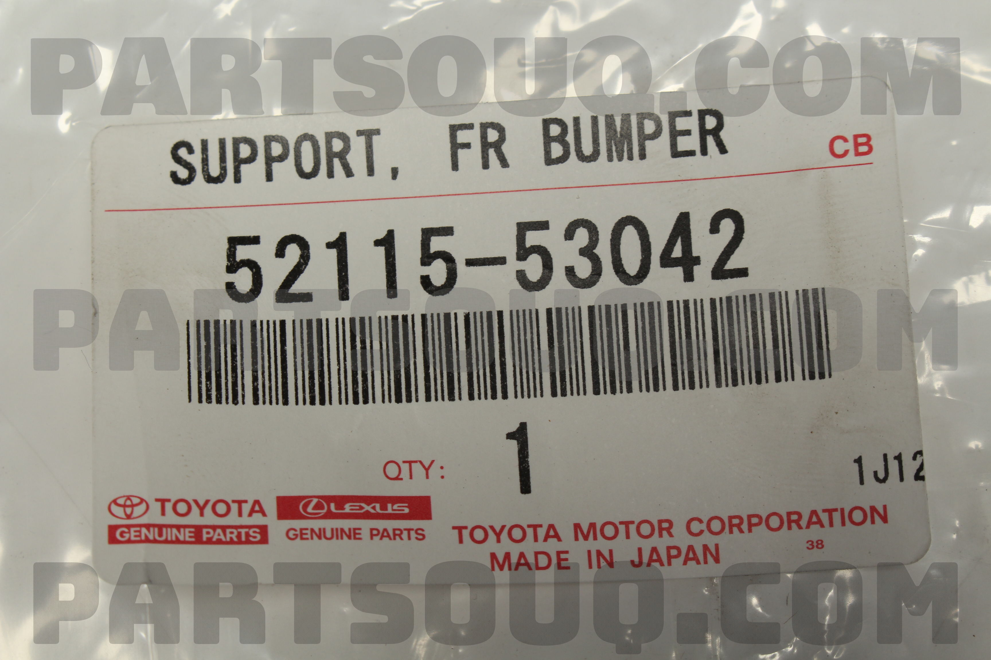 SUPPORT, FRONT BUMPER SIDE, RH 5211553042 | Toyota Parts | PartSouq