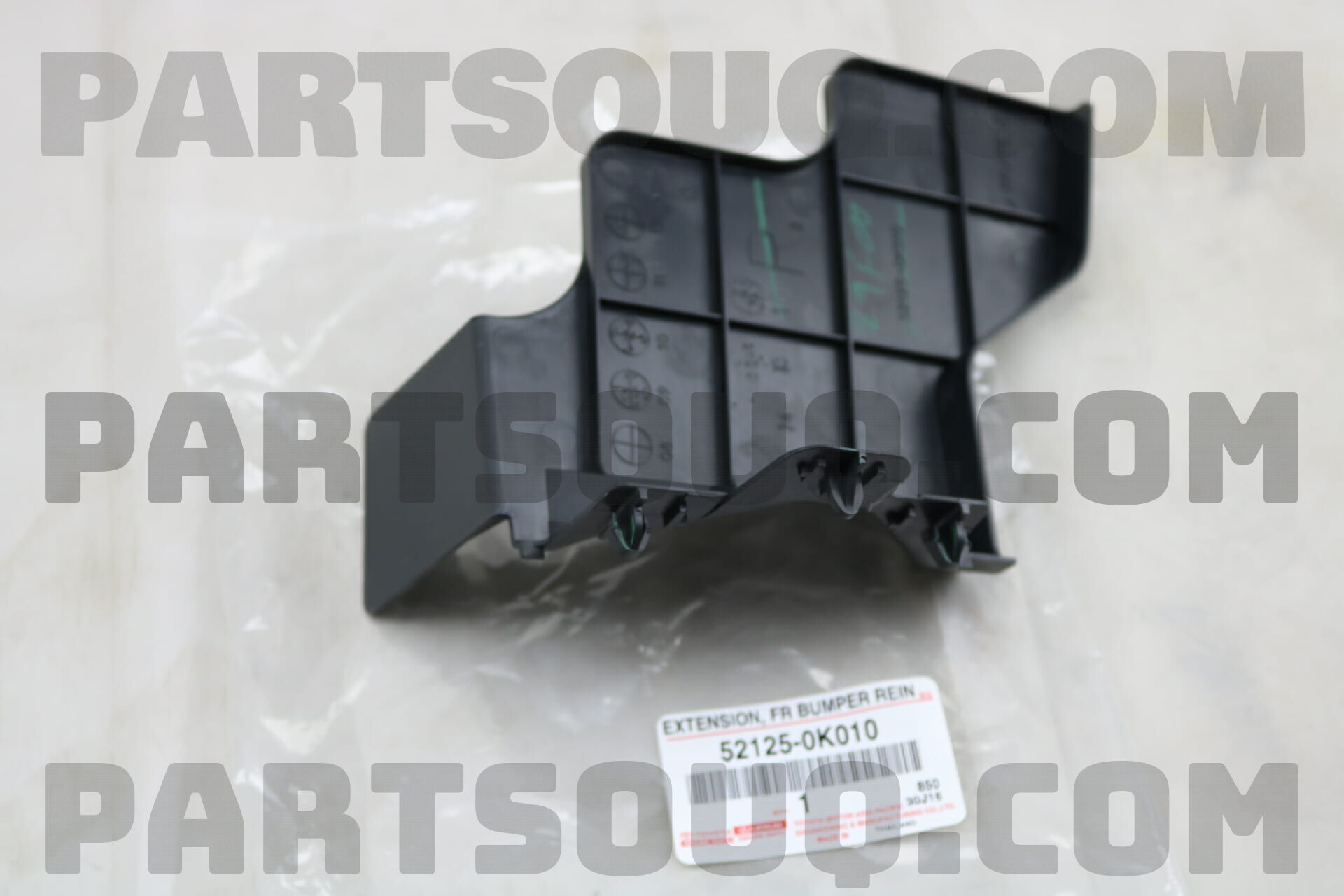 EXTENSION, FRONT BUMPER REINFORCEMENT, RH 521250K010 | Toyota Parts ...