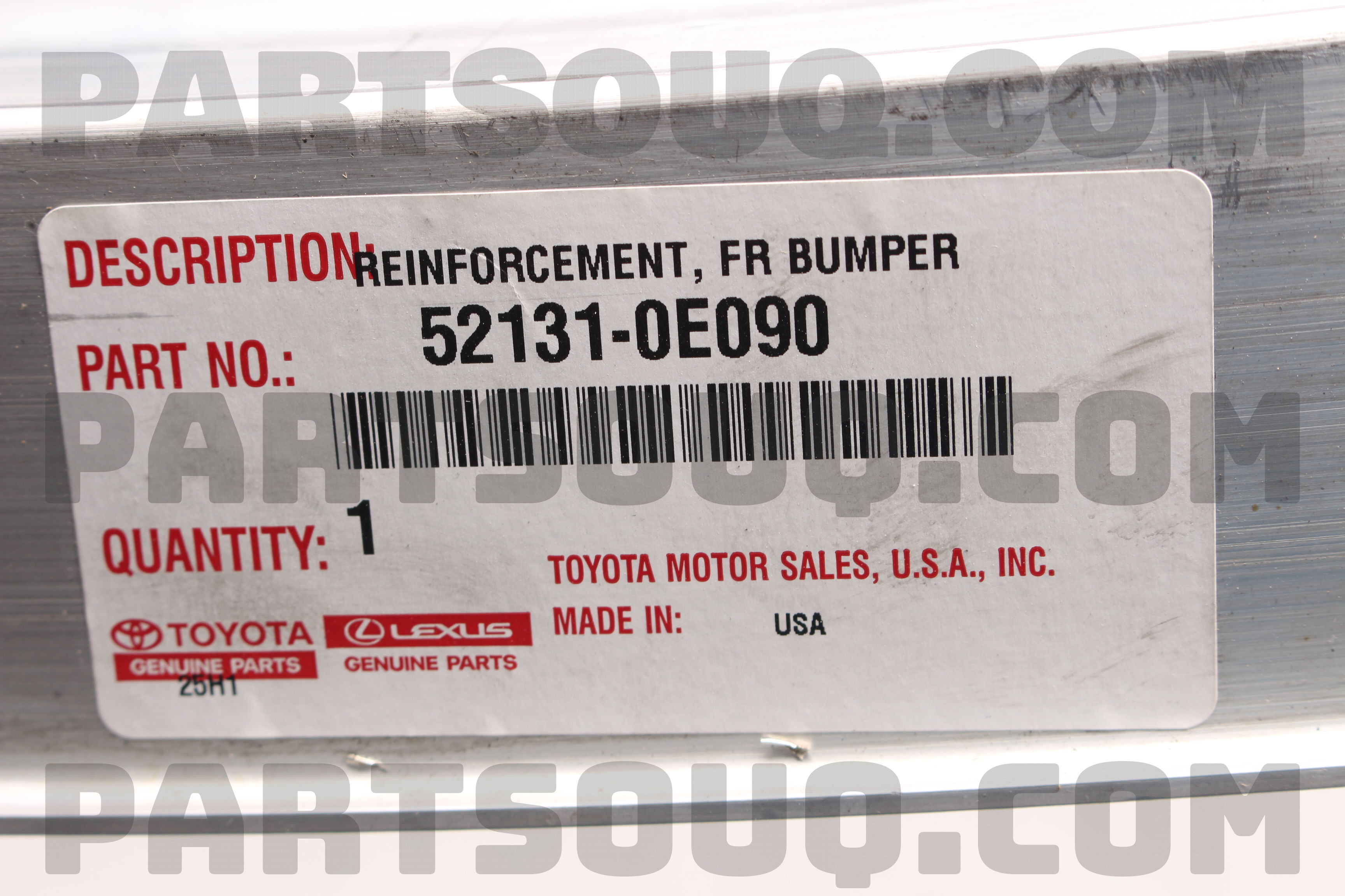 REINFORCEMENT, FRONT BUMPER 521310E090 | Toyota Parts | PartSouq