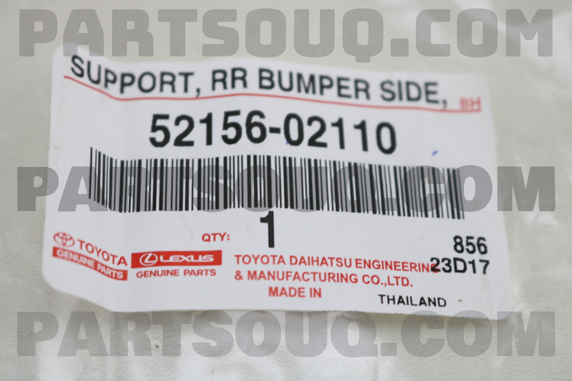SUPPORT, REAR BUMPER SIDE, LH 5215602110 | Toyota Parts | PartSouq