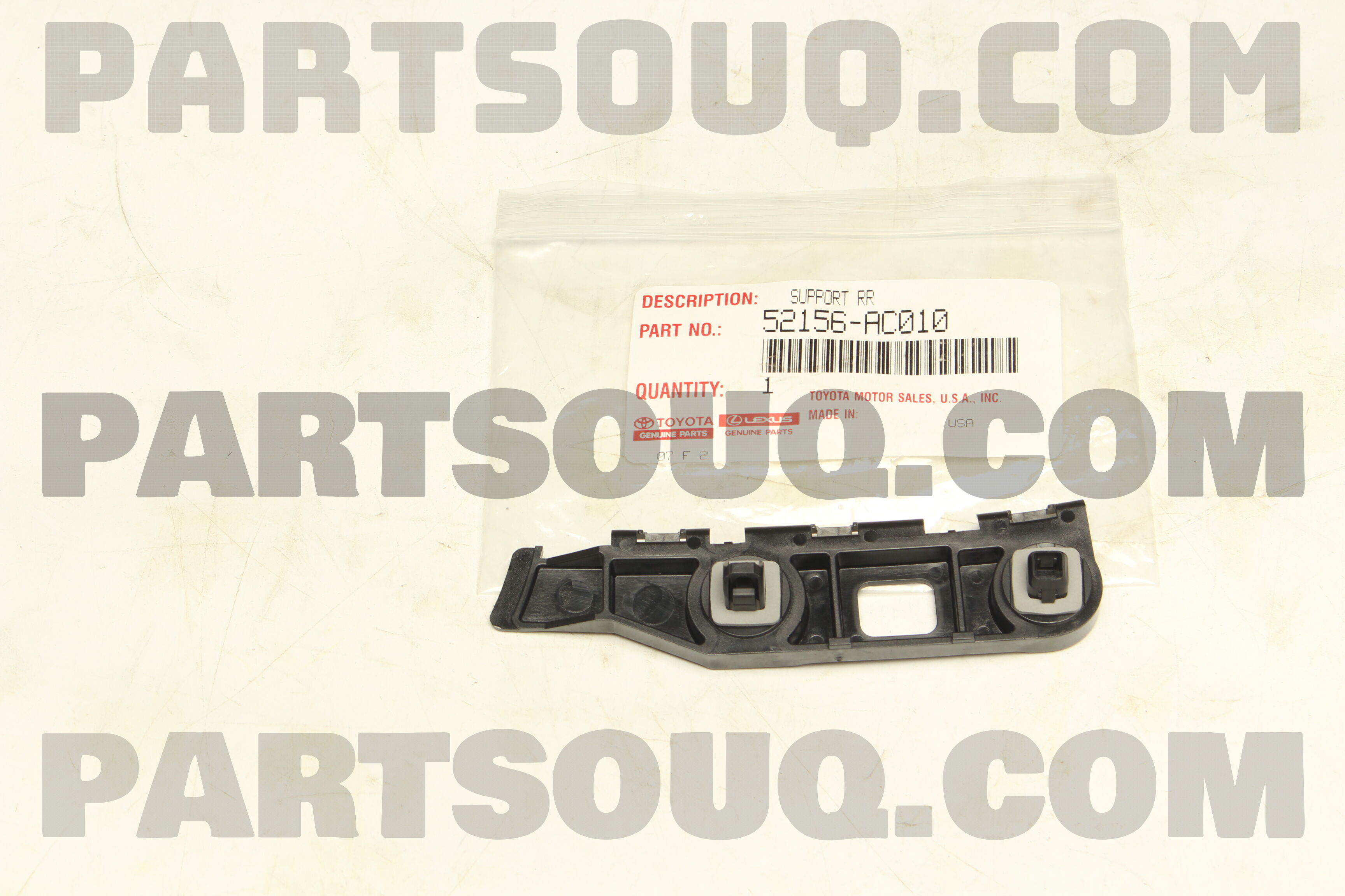 SUPPORT, REAR BUMPER SIDE, LH 52156AC010 | Toyota Parts | PartSouq