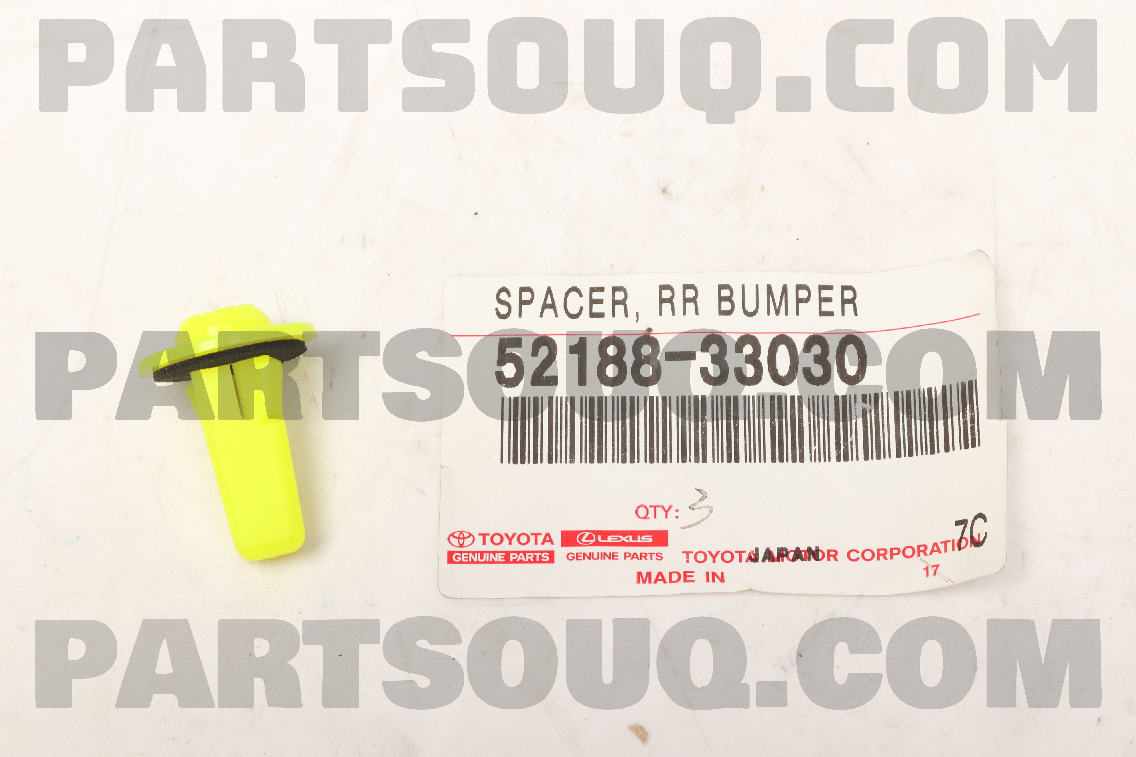SPACER, REAR BUMPER MOUNTING 5218833030 | Toyota Parts | PartSouq