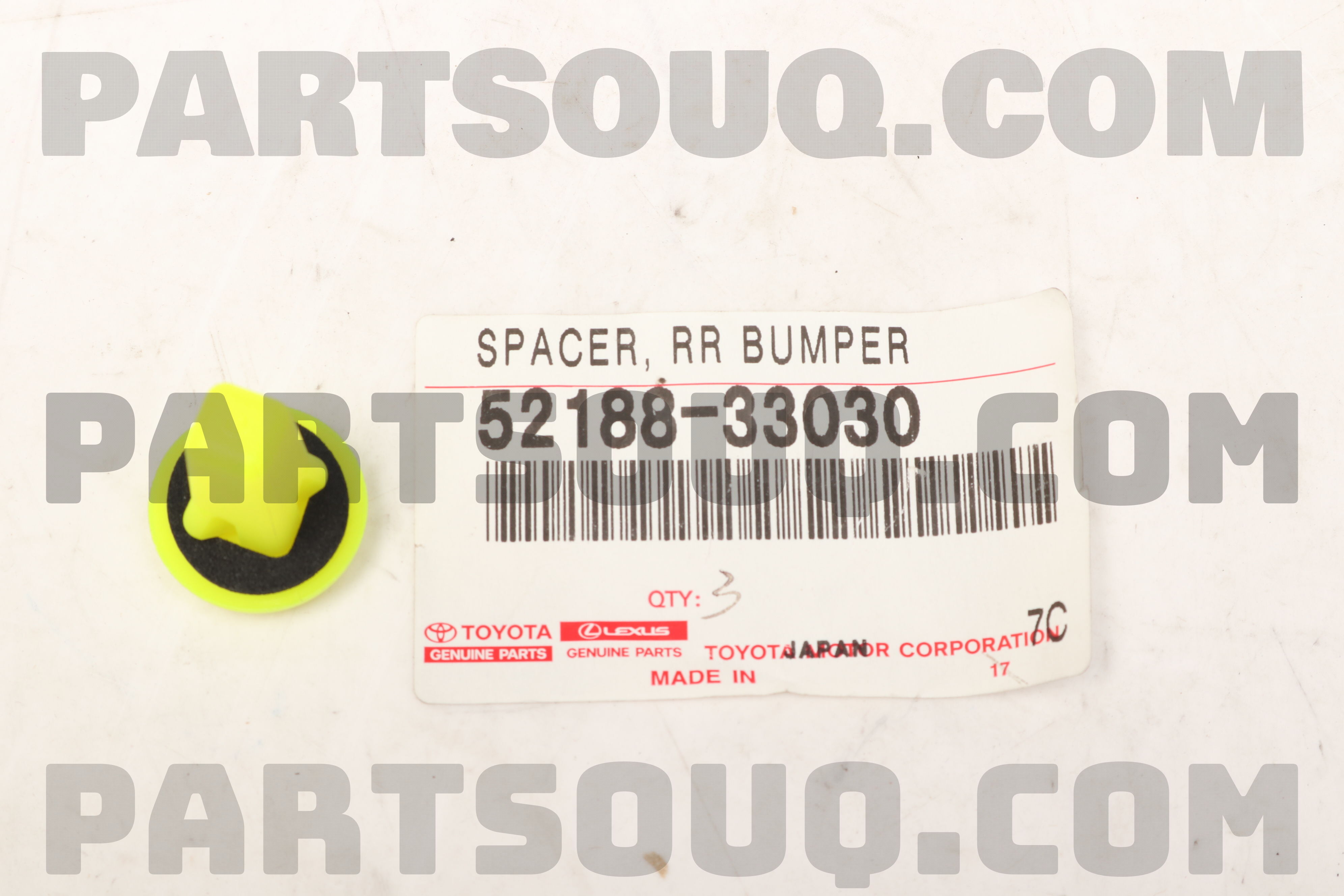 SPACER, REAR BUMPER MOUNTING 5218833030 | Toyota Parts | PartSouq