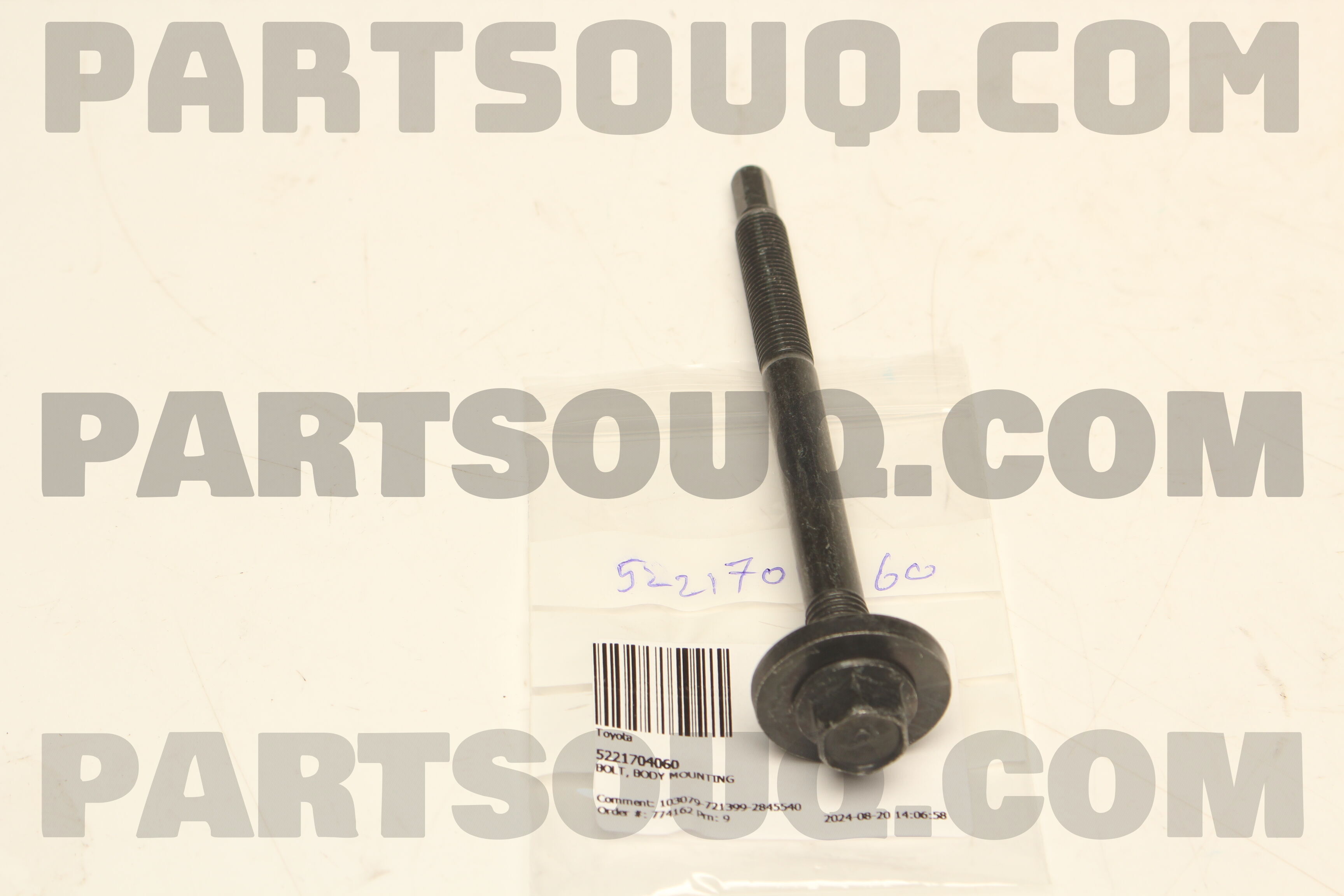 BOLT, BODY MOUNTING 5221704060 | Toyota Parts | PartSouq