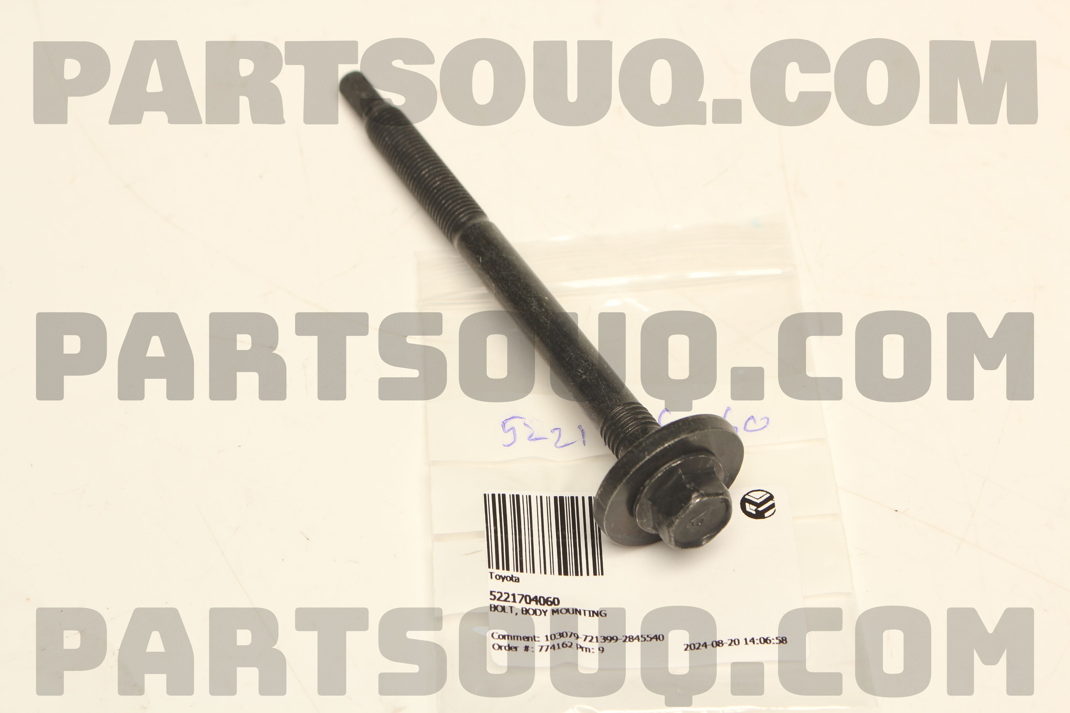 BOLT, BODY MOUNTING 5221704060 | Toyota Parts | PartSouq