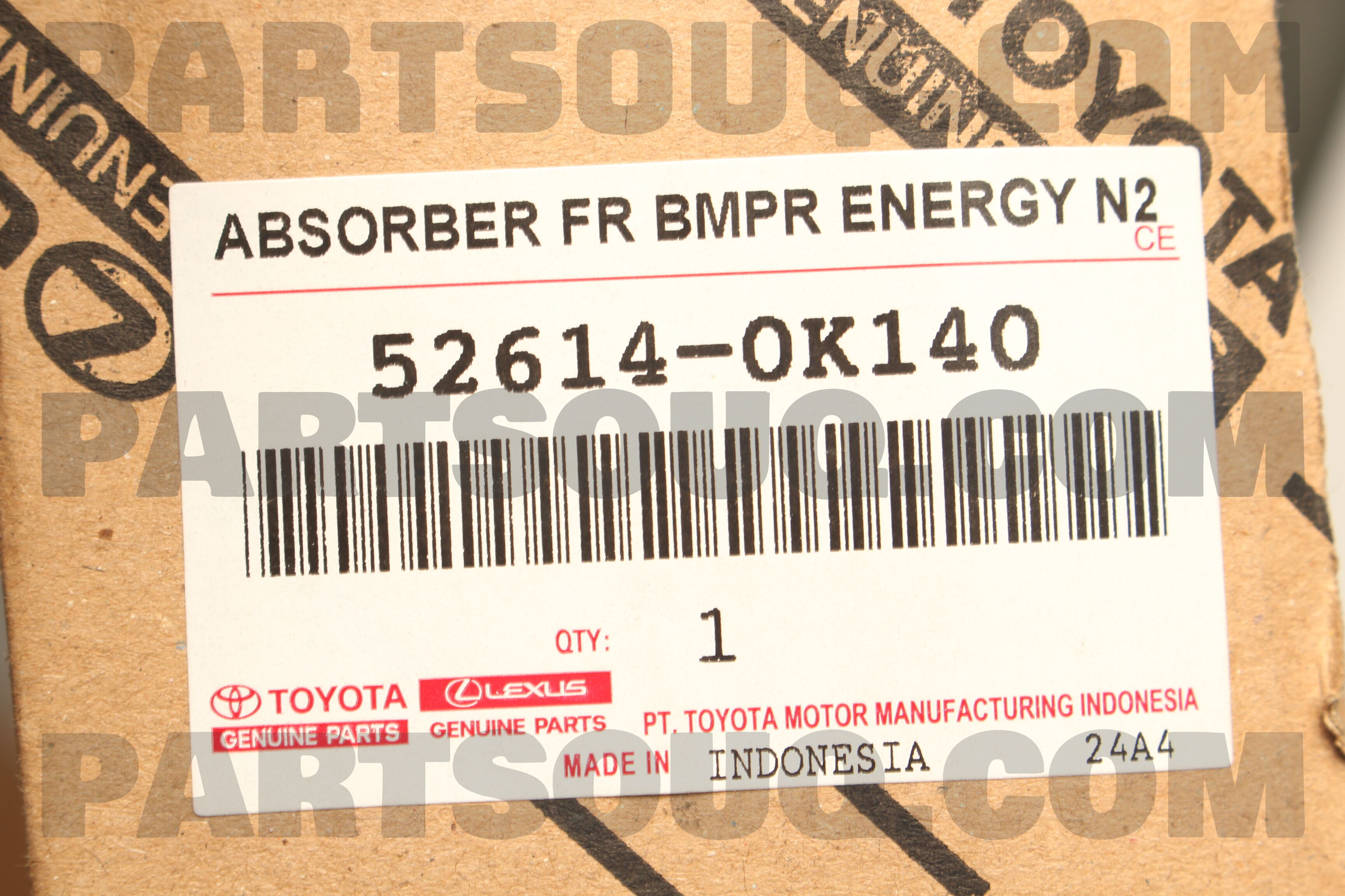 ABSORBER FR BUMPER 526140K140 | Toyota Parts | PartSouq