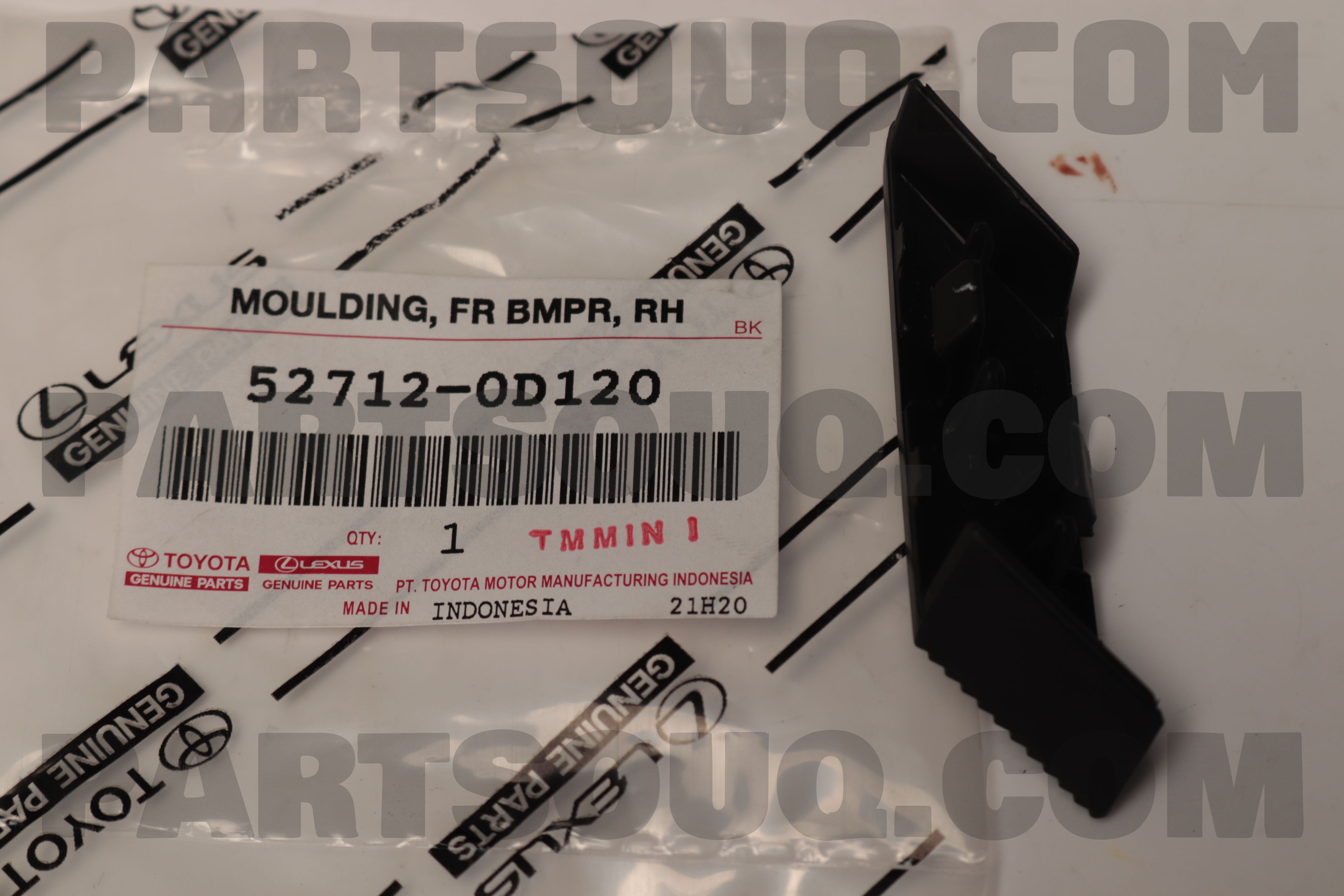 MOULDING, RADIATOR GRILLE, LOWER RH 527120D120 | Toyota Parts | PartSouq