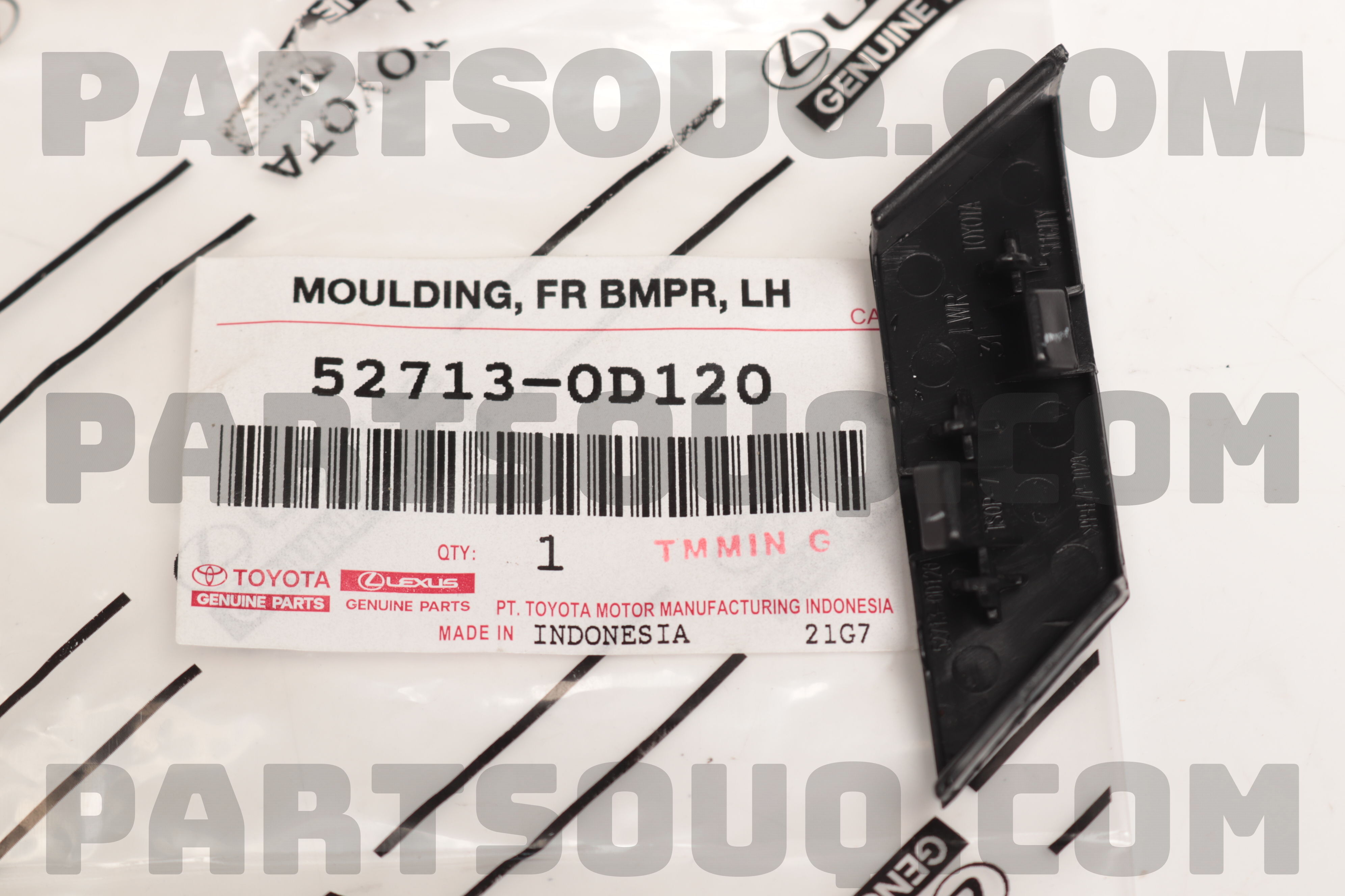 MOULDING, RADIATOR GRILLE, LOWER LH 527130D120 | Toyota Parts | PartSouq