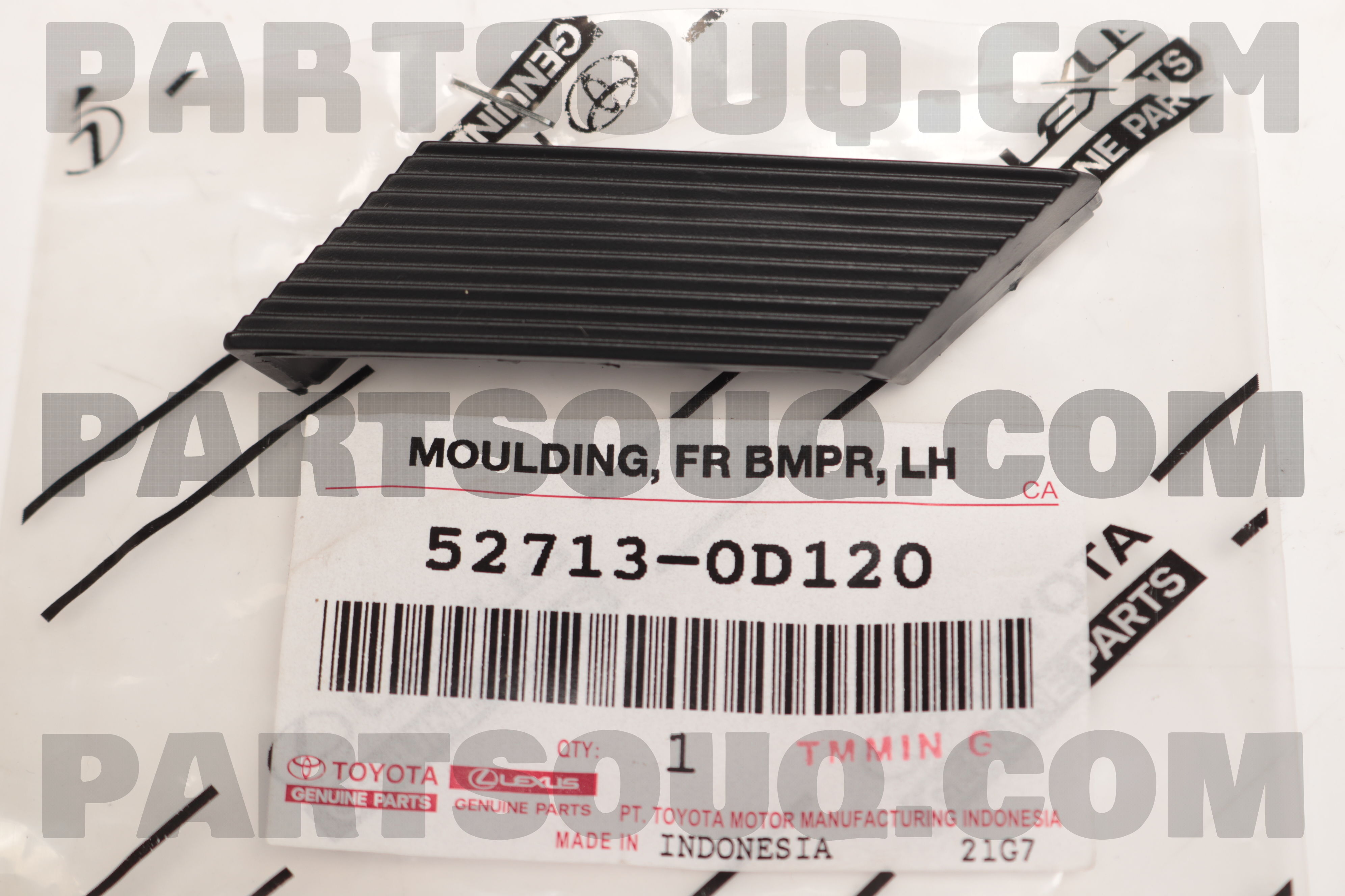 MOULDING, RADIATOR GRILLE, LOWER LH 527130D120 | Toyota Parts | PartSouq