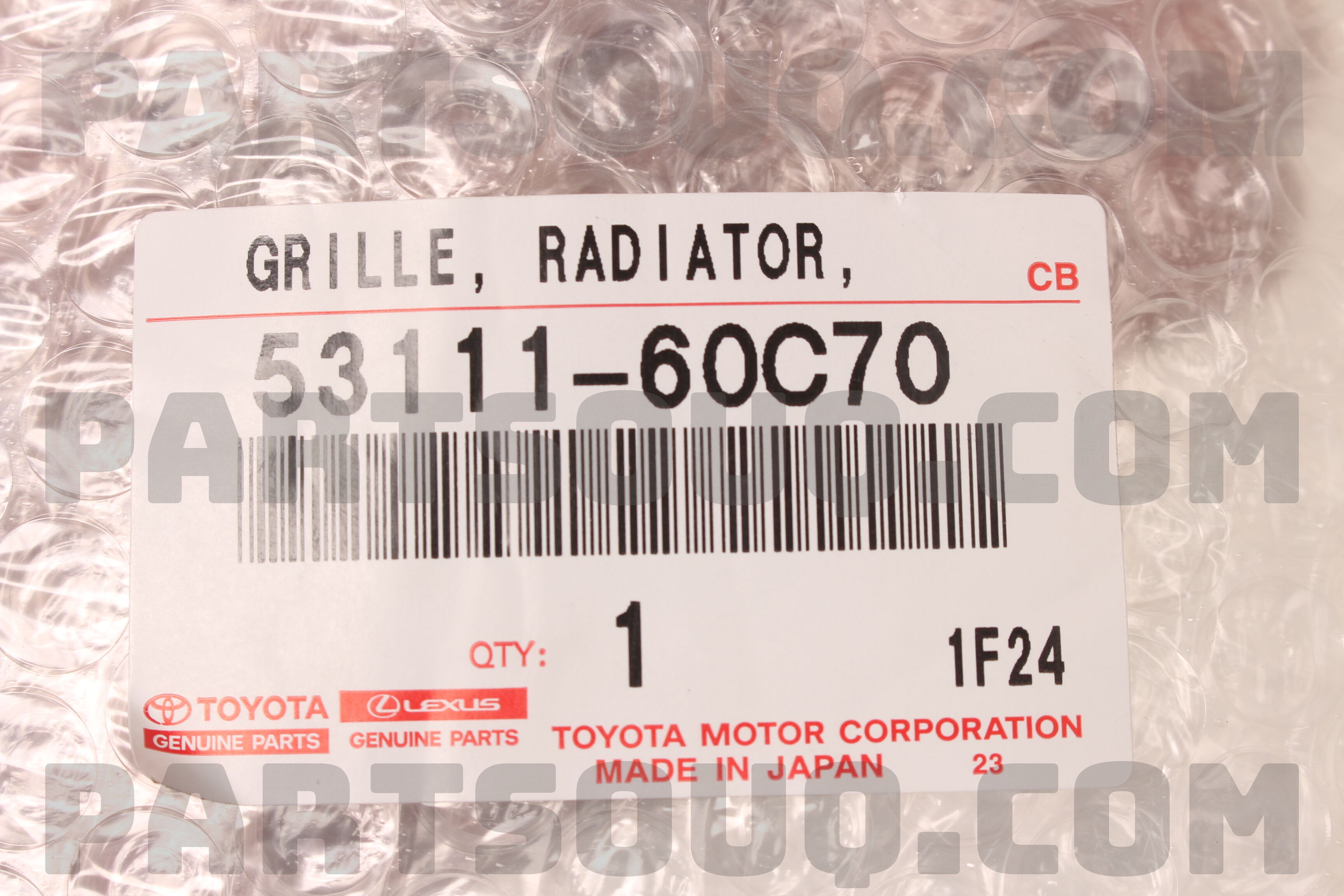 GRILLE RADIATOR 5311160C70 | Toyota Parts | PartSouq