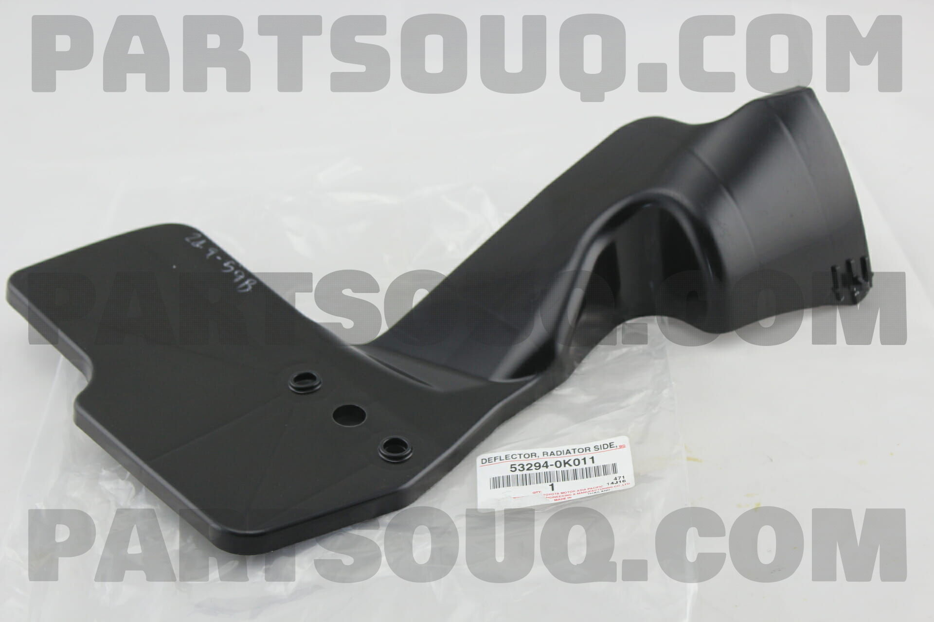 DEFLECTOR, RADIATOR SIDE, LH 532940K011 | Toyota Parts | PartSouq