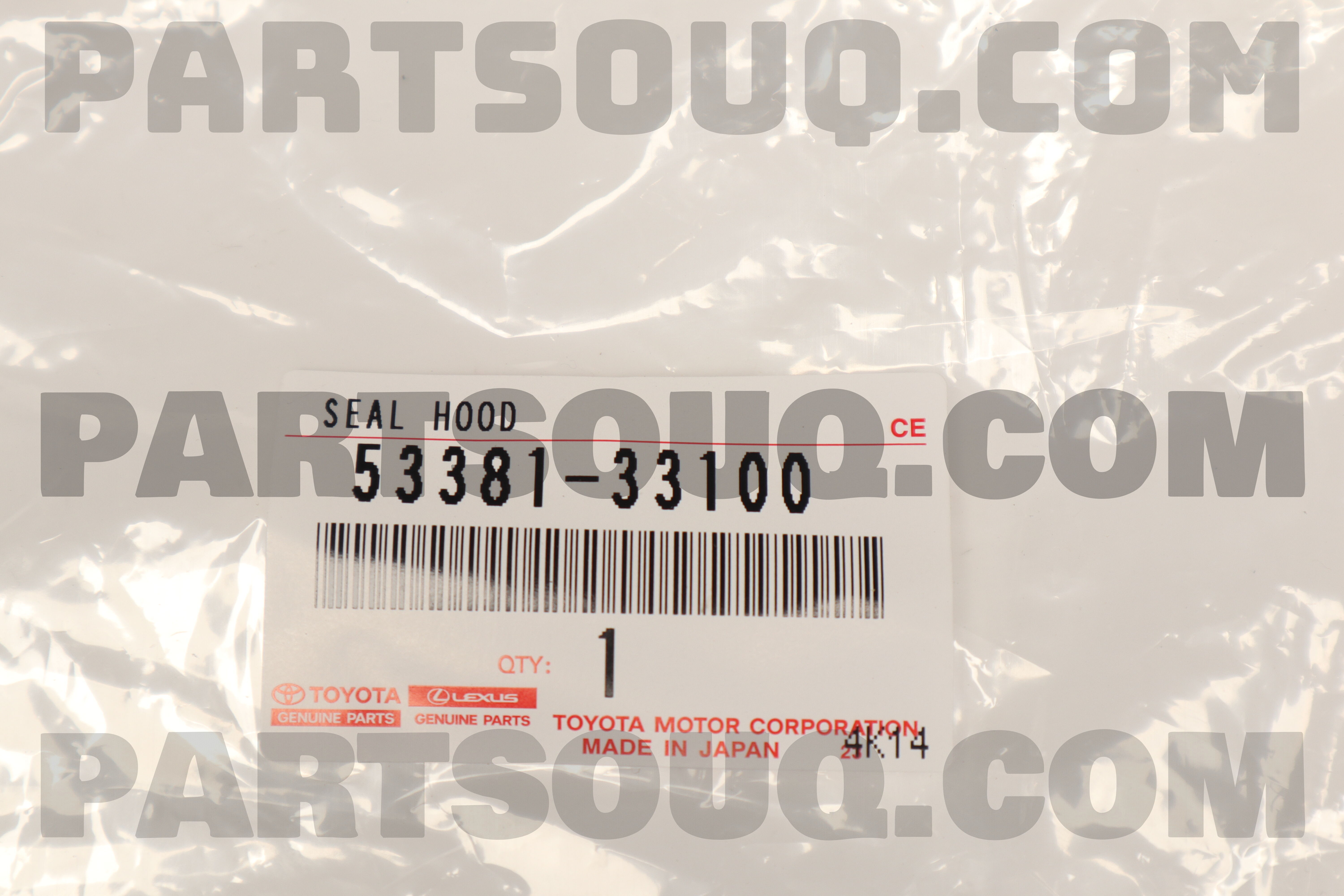 SEAL, HOOD TO RADIATOR SUPPORT 5338133100 | Toyota Parts | PartSouq