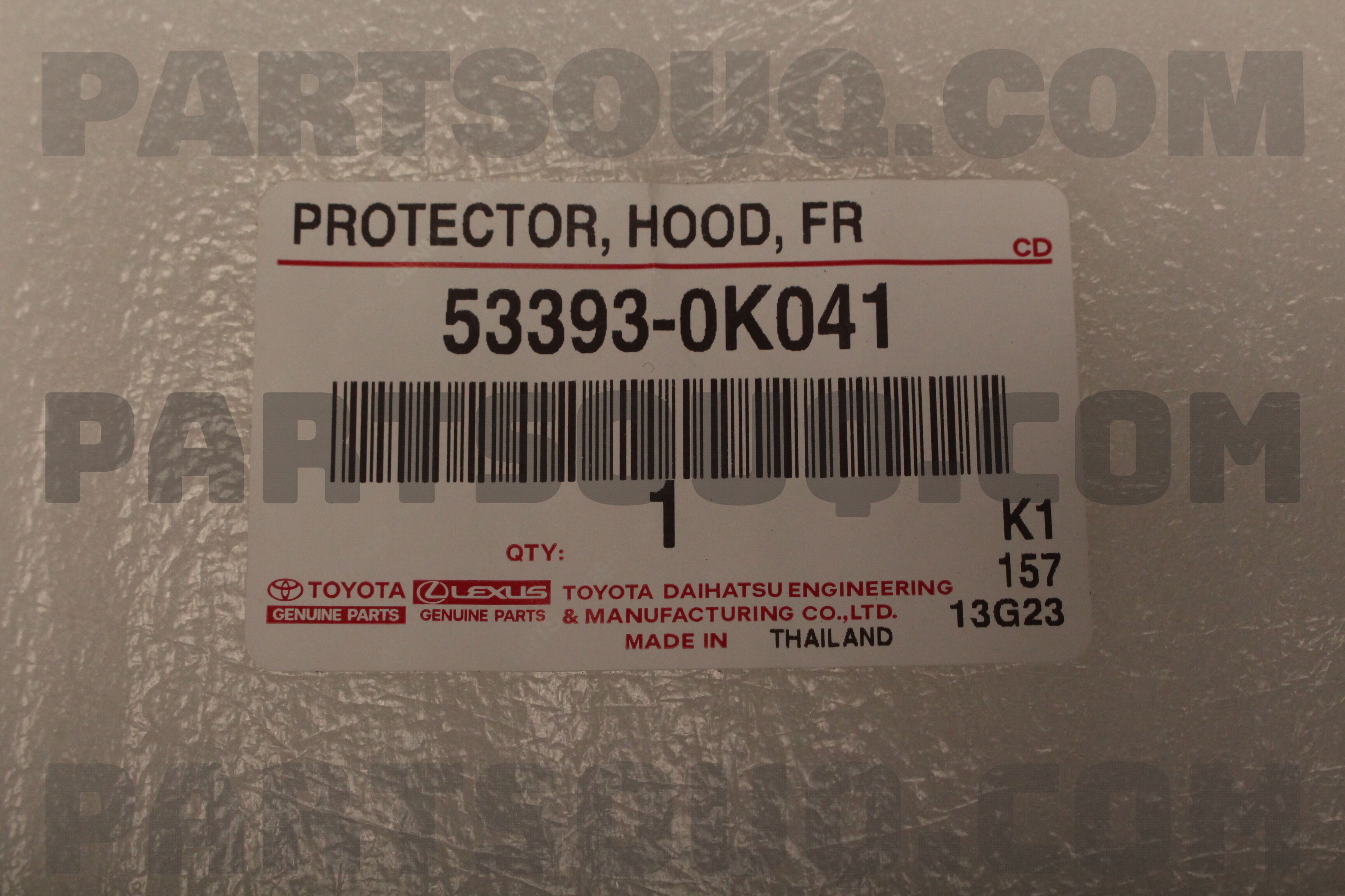 PROTECTOR HOOD FR 533930K040 | Toyota Parts | PartSouq