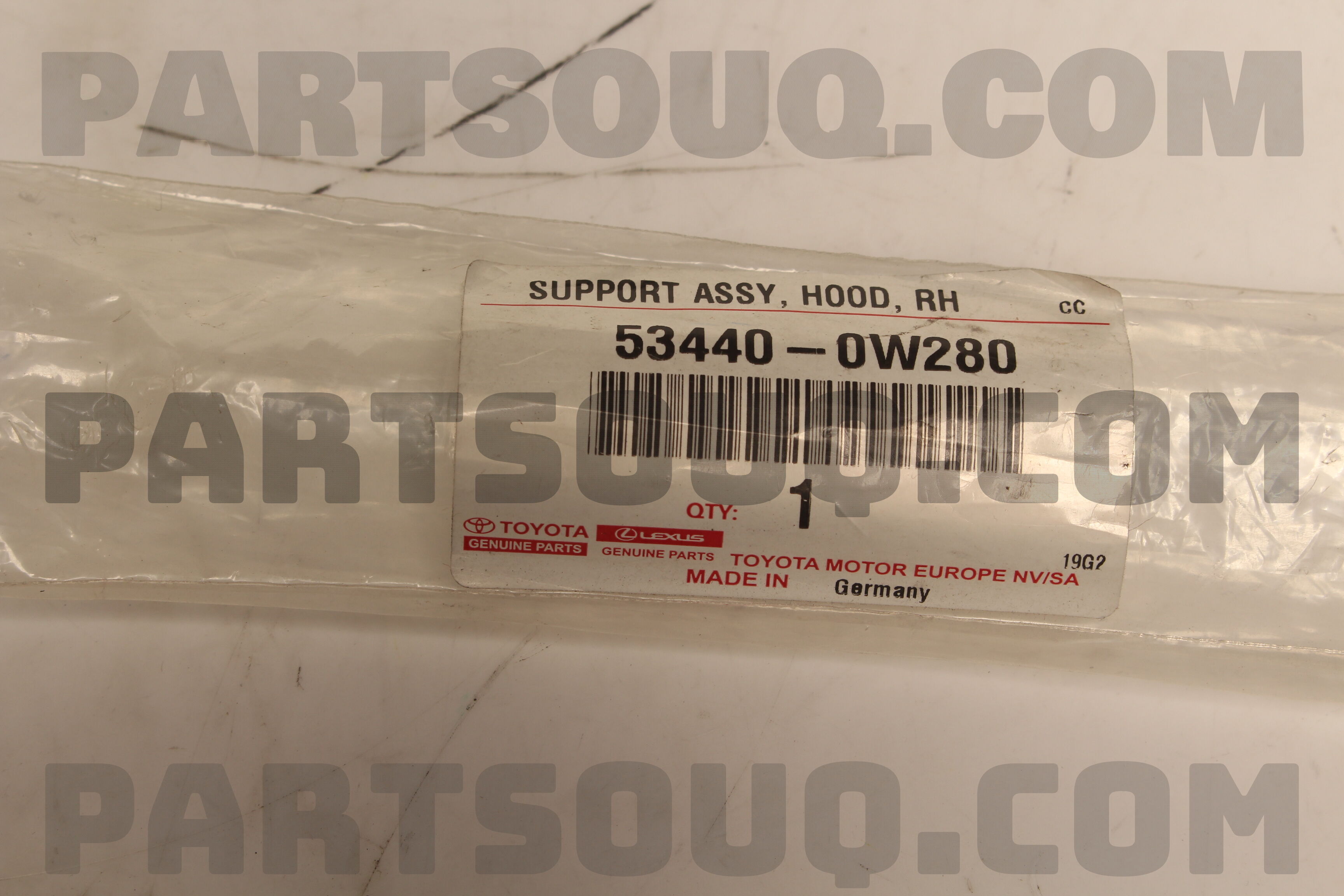 SUPPORT ASSY, HOOD 534400W280 | Toyota Parts | PartSouq