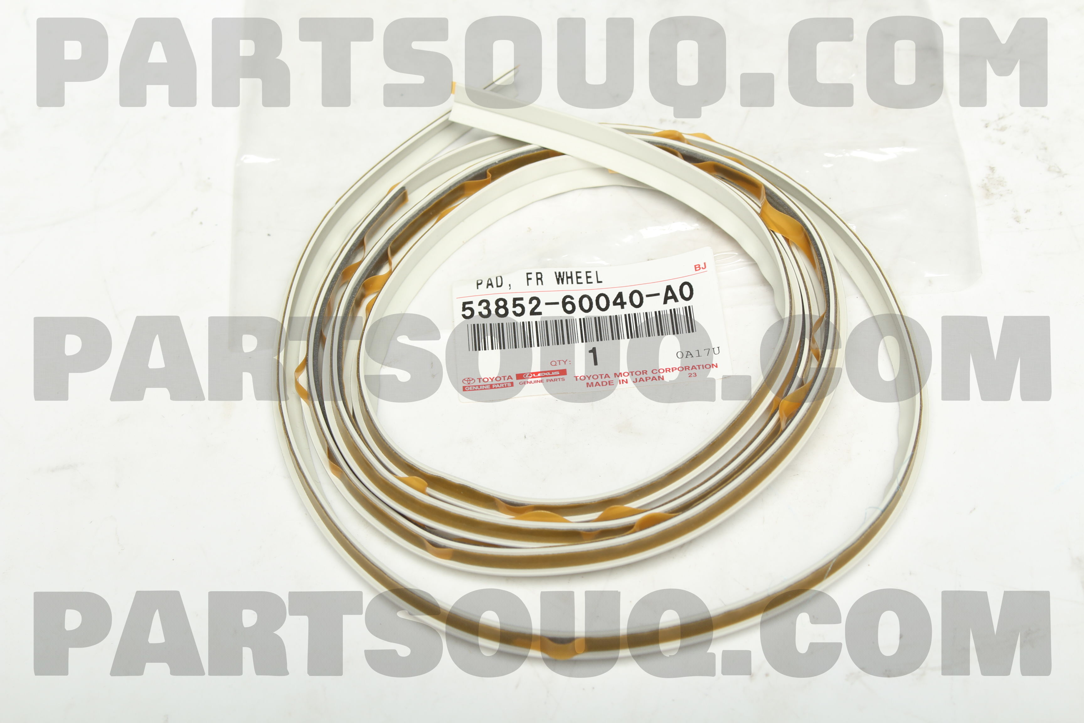 PAD, FRONT WHEEL OPENING EXTENSION, NO.1 5385260040A0 | Toyota Parts ...