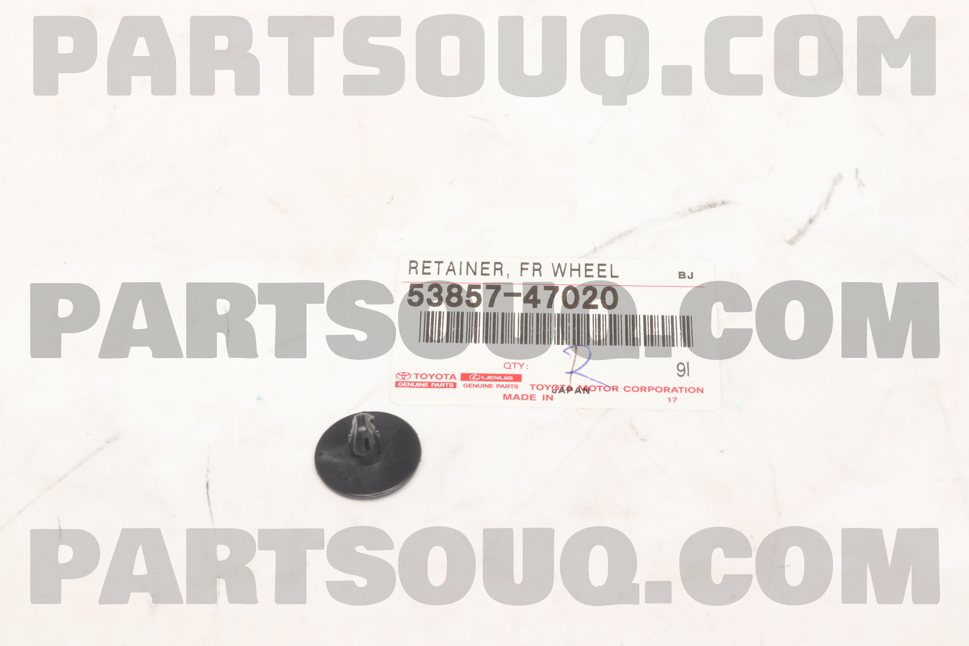 RETAINER, FRONT WHEEL OPENING EXTENSION, RH/LH 5385747020 | Toyota ...
