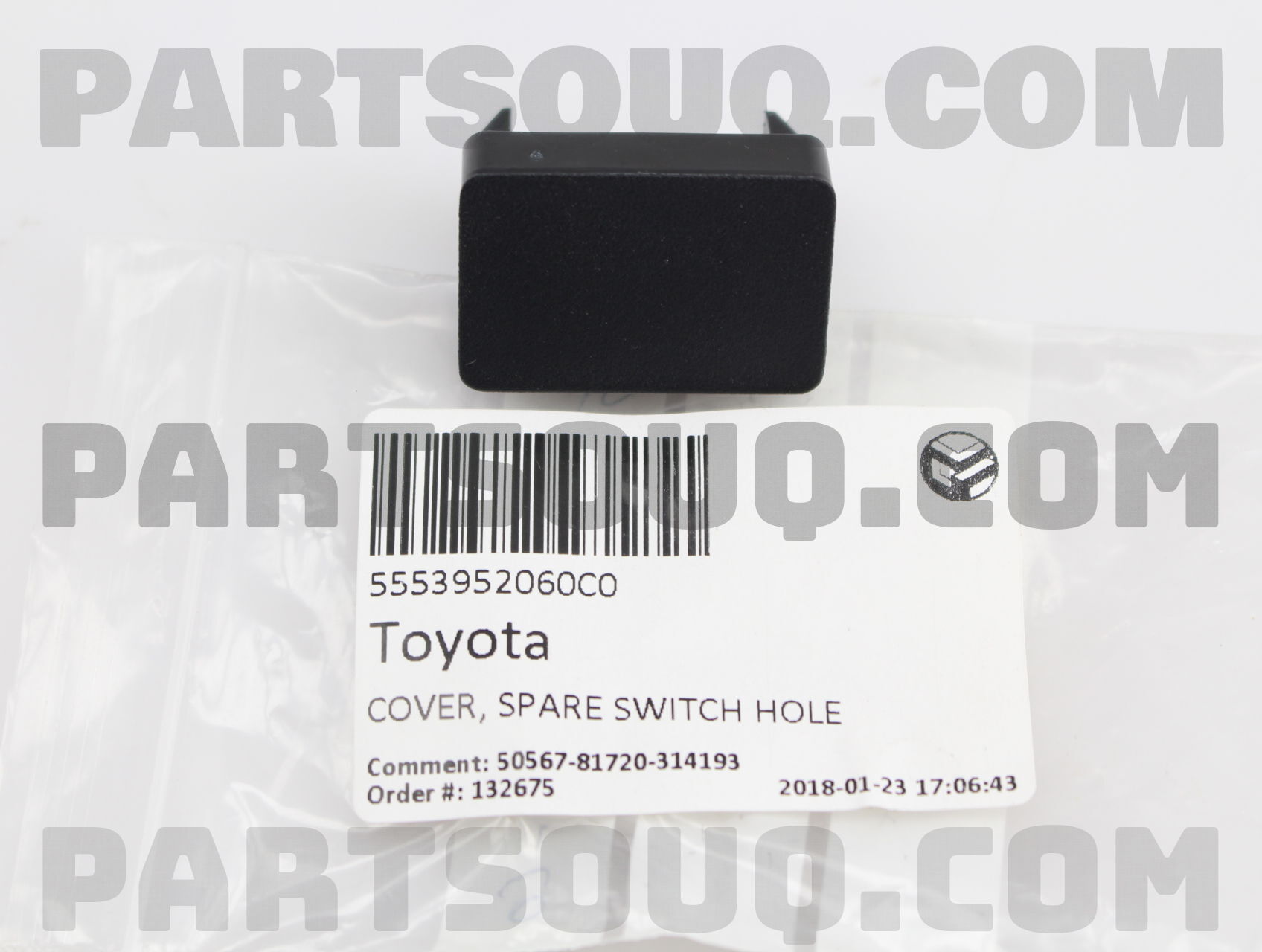 COVER, SPARE SWITCH HOLE 5553952060C0 | Toyota Parts | PartSouq