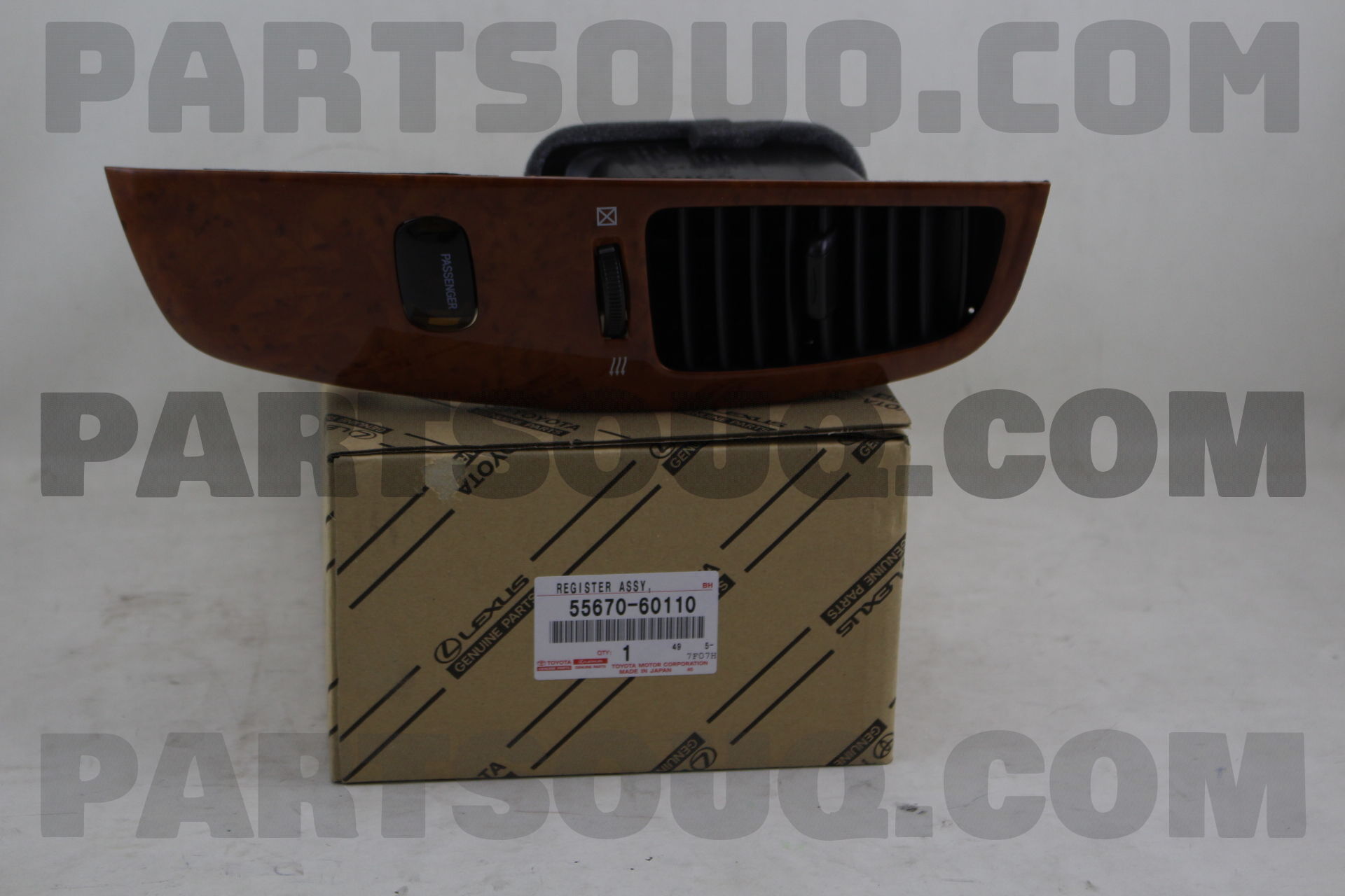 REGISTER ASSY, INSTRUMENT PANEL, NO.3 5567060110 | Toyota Parts | PartSouq