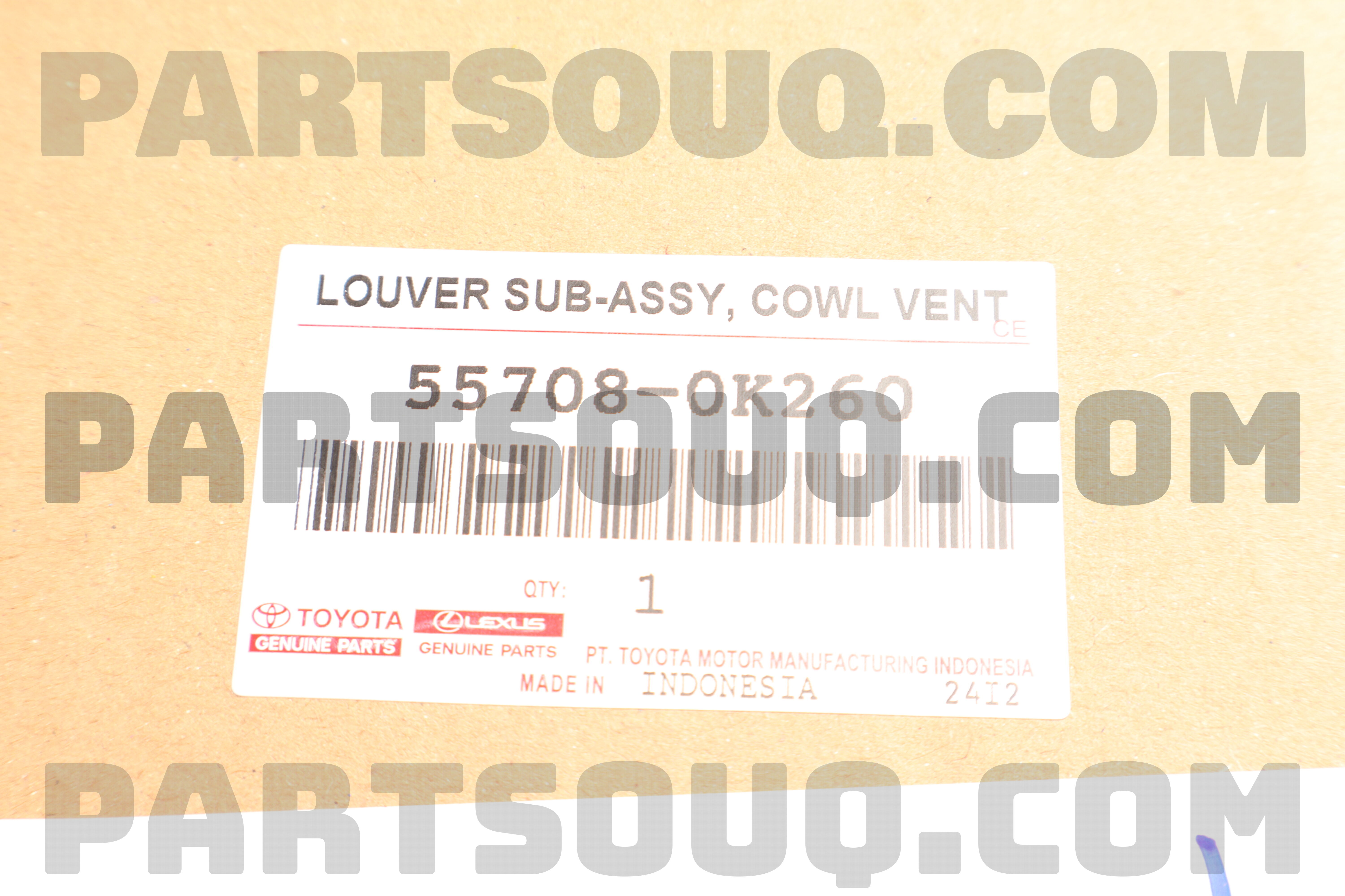 LOUVER SUB-ASSY 557080K260 | Toyota Parts | PartSouq