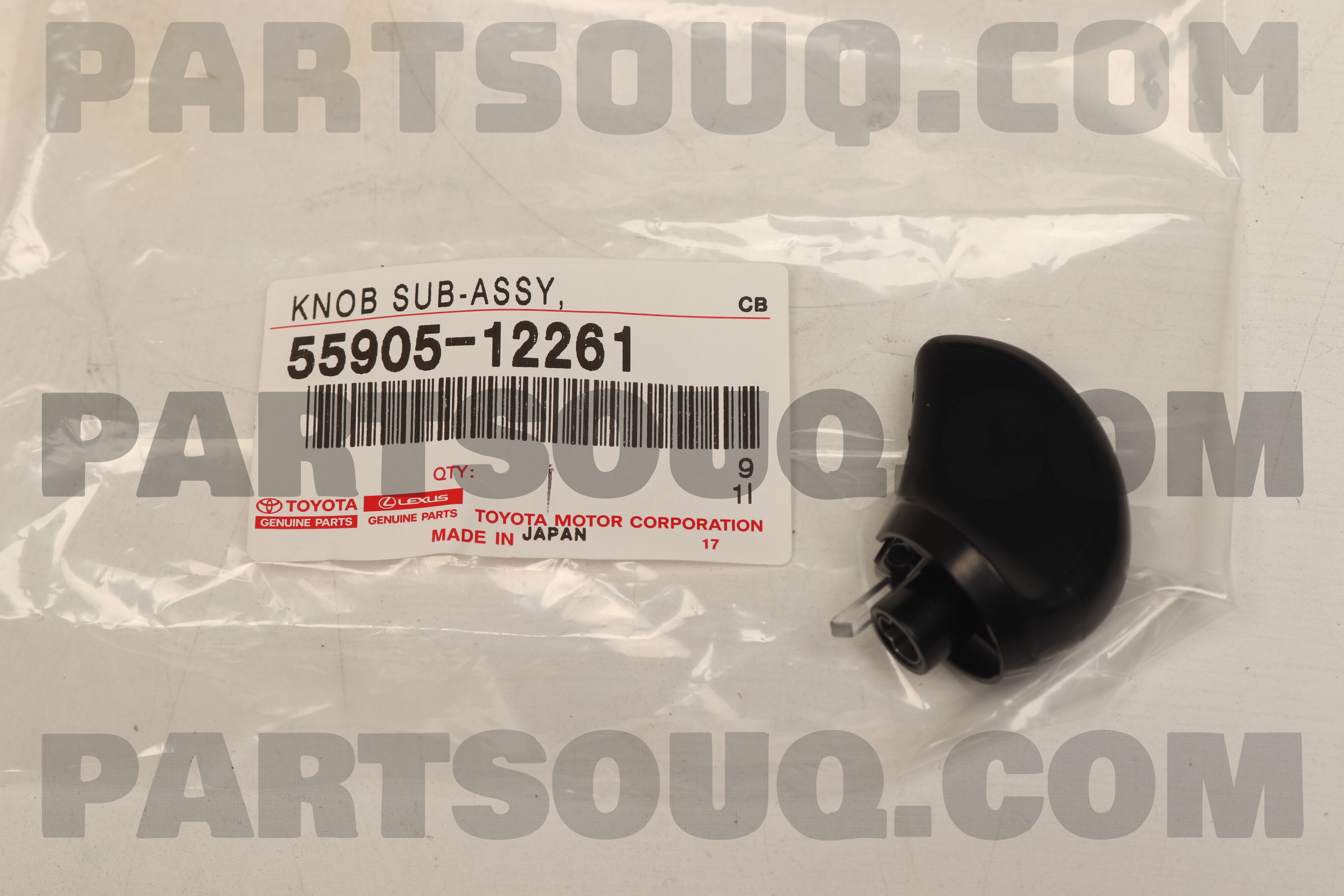 KNOB, HEATER CONTROL 5590512261 | Toyota Parts | PartSouq