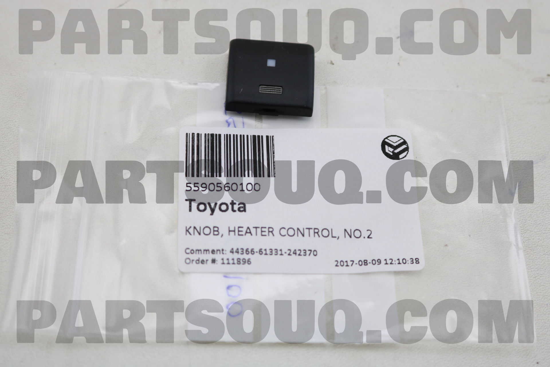 KNOB, HEATER CONTROL, NO.2 5590560100 | Toyota Parts | PartSouq
