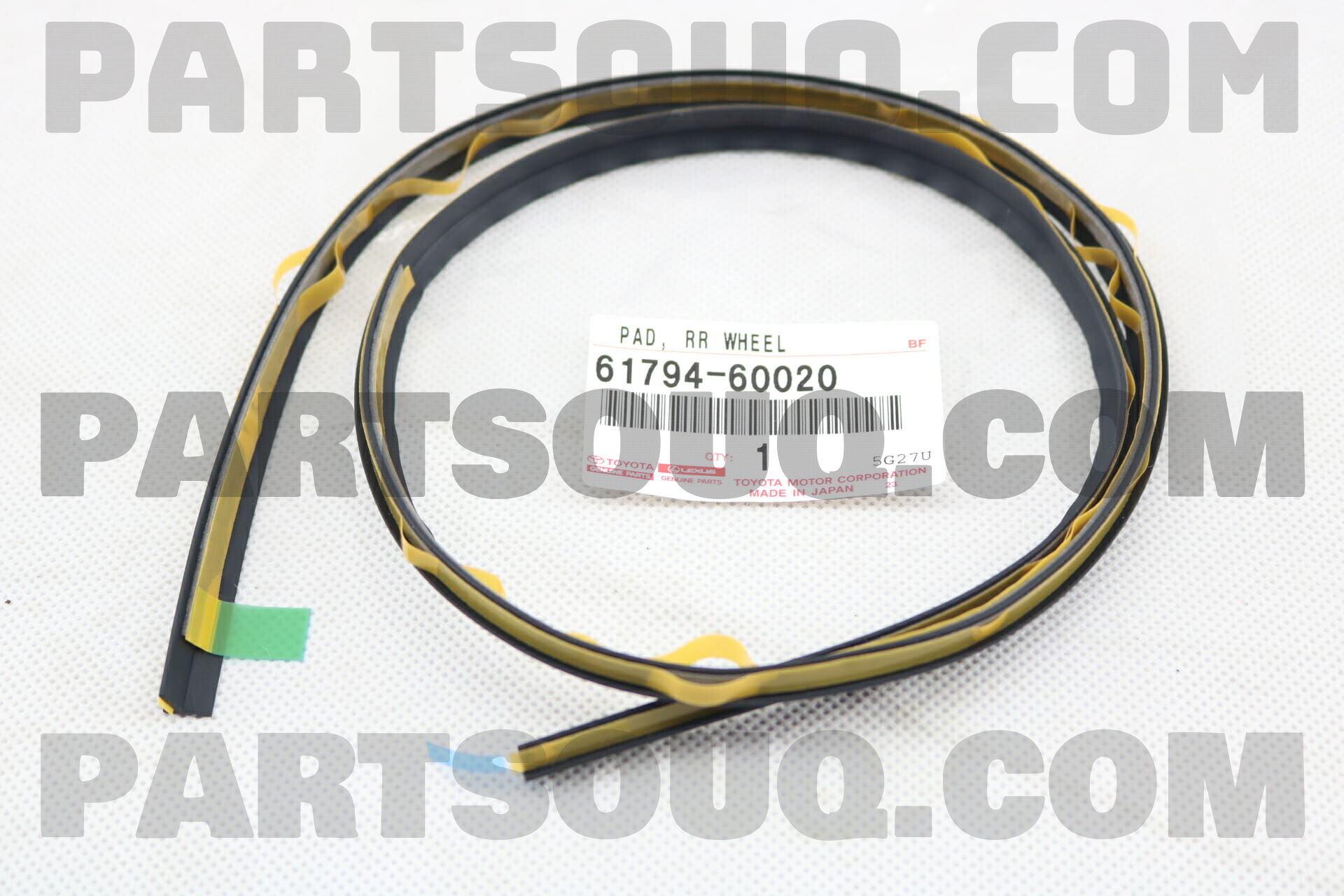 PAD, REAR WHEEL OPENING EXTENSION, NO.2 6179460020 | Toyota Parts ...