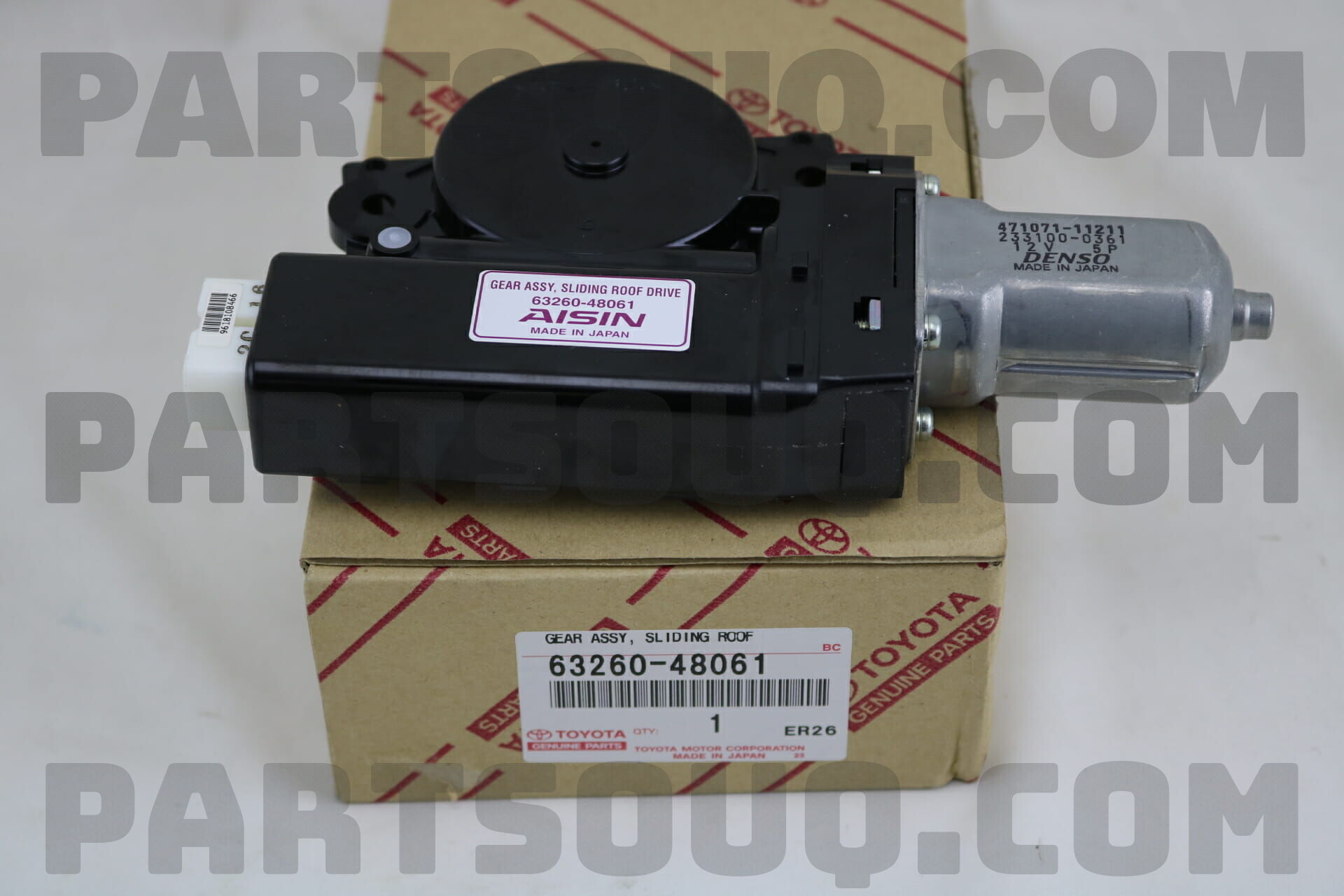 GEAR SUB-ASSY, SLIDING ROOF DRIVE 6326048061 | Toyota Parts | PartSouq