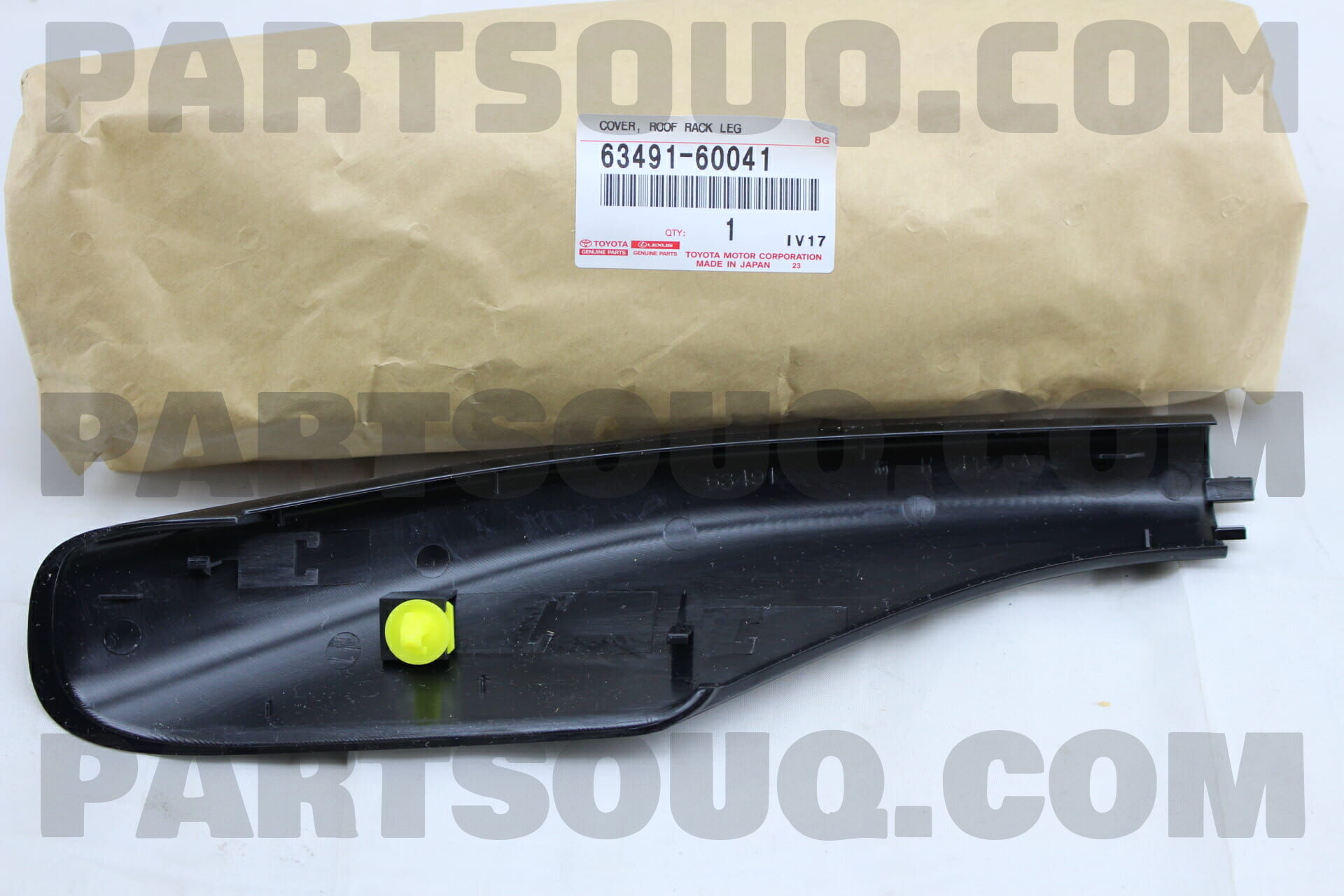 COVER, ROOF RACK LEG, FRONT RH 6349160041 | Toyota Parts | PartSouq