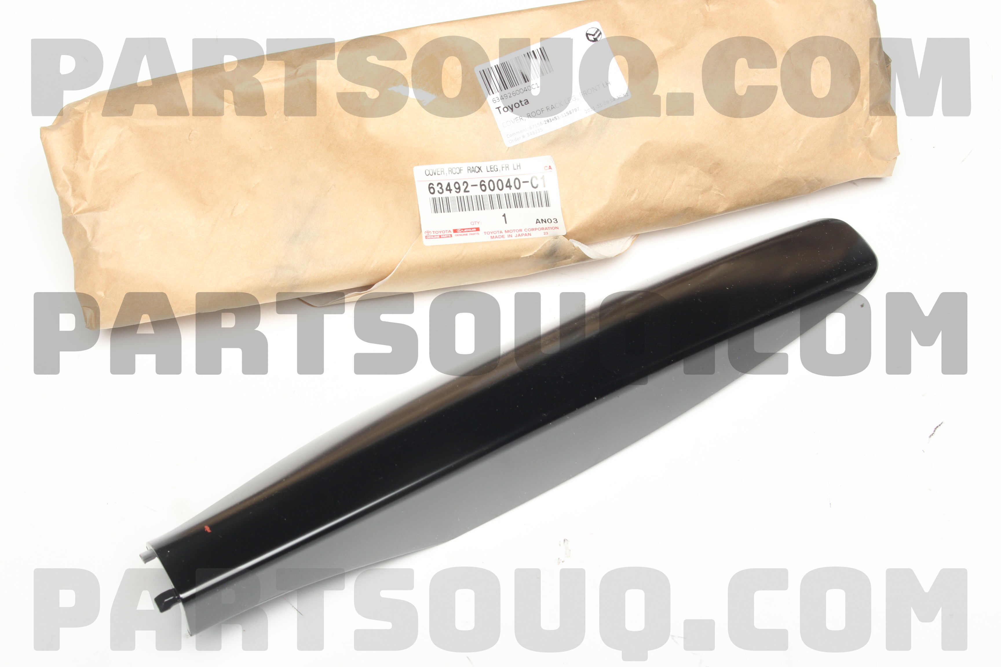 COVER, ROOF RACK LEG, FRONT LH 6349260040C1 | Toyota Parts | PartSouq
