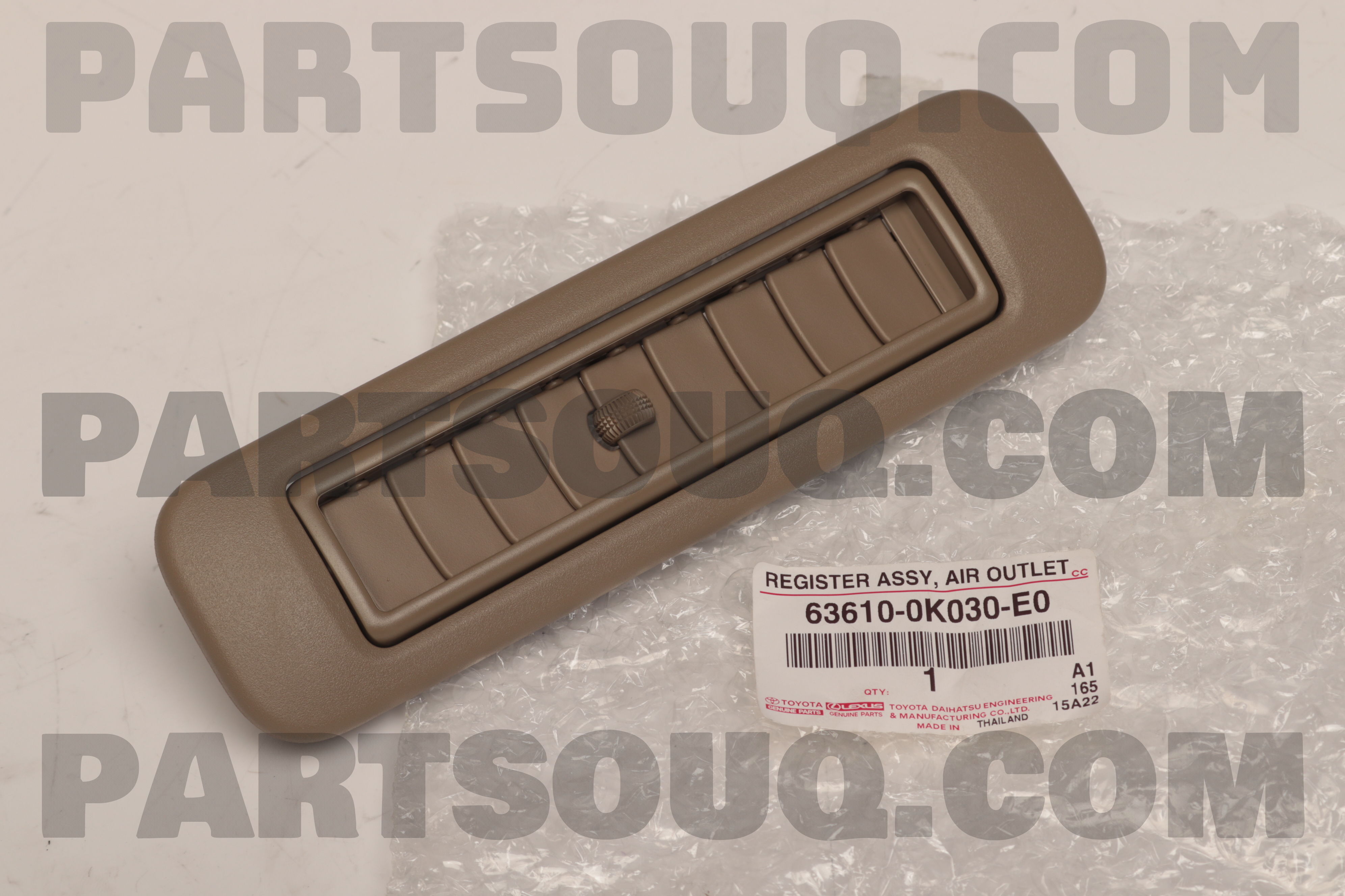 REGISTER ASSY, AIR OUTLET, NO.1 636100K030E0 | Toyota Parts | PartSouq