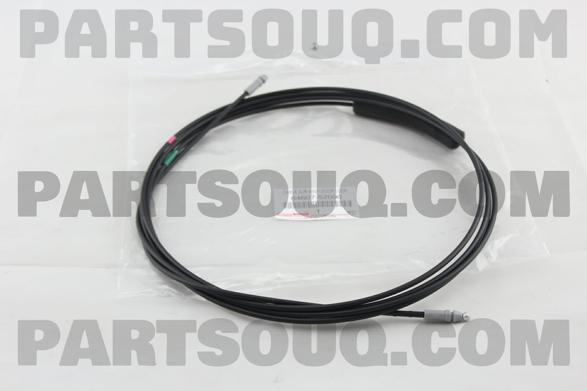 CABLE SUB-ASSY, LUGGAGE DOOR LOCK CONTROL 6460752090 | Toyota Parts ...