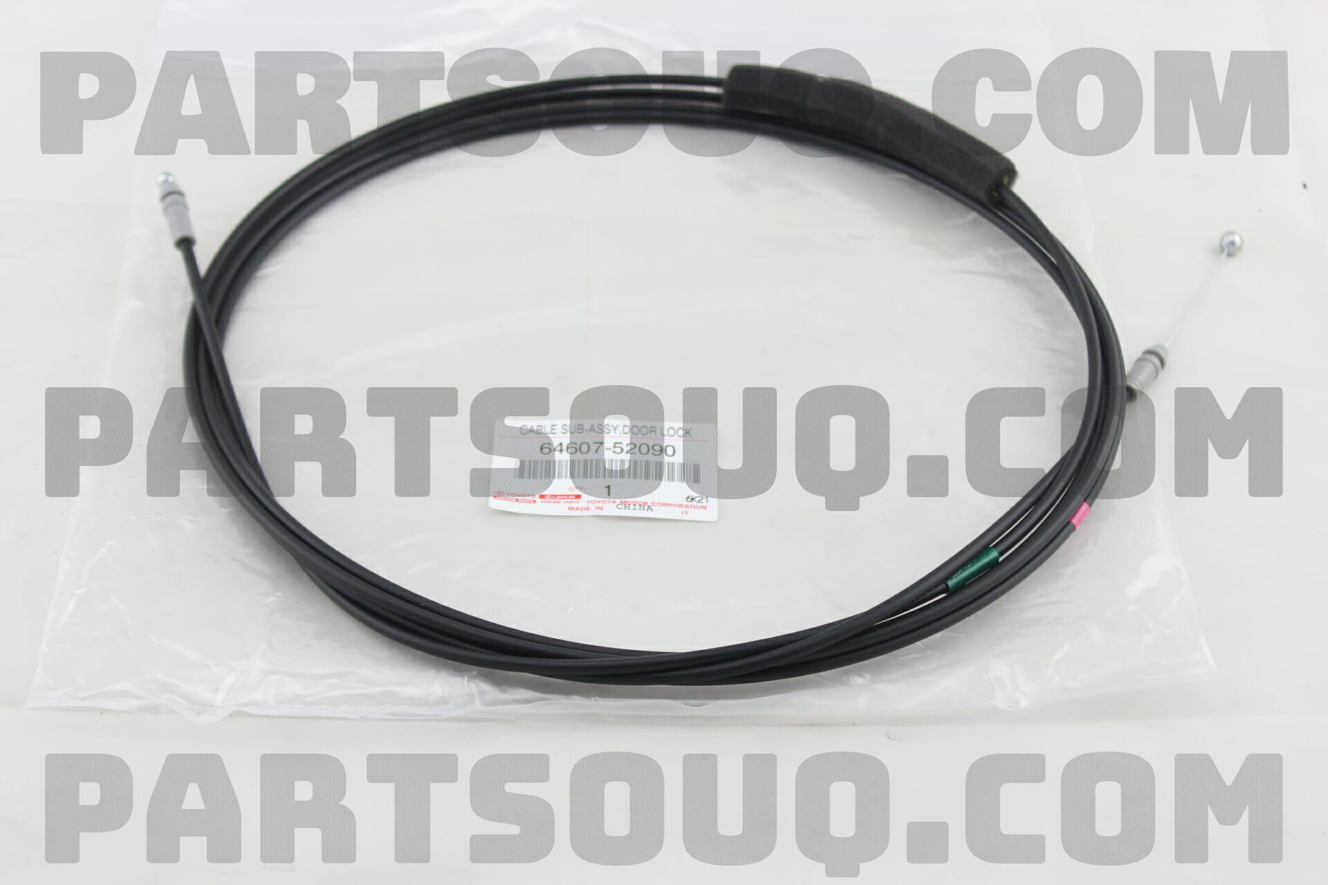 CABLE SUB-ASSY, LUGGAGE DOOR LOCK CONTROL 6460752090 | Toyota Parts ...