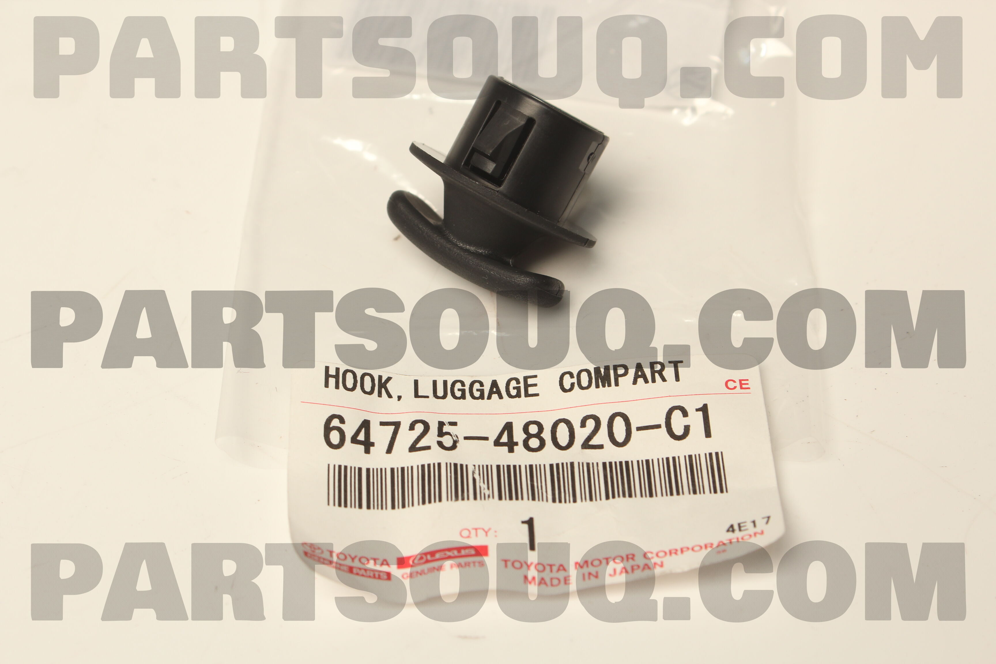 HOOK, LUGGAGE COMPARTMENT TRIM, NO.1 6472548020C1 | Toyota Parts | PartSouq