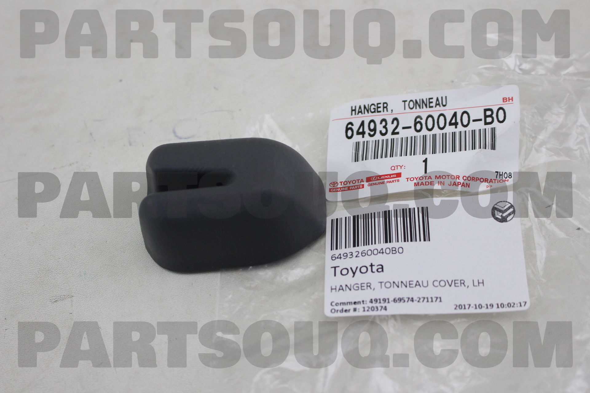 HANGER, TONNEAU COVER, LH 6493260040B0 | Toyota Parts | PartSouq