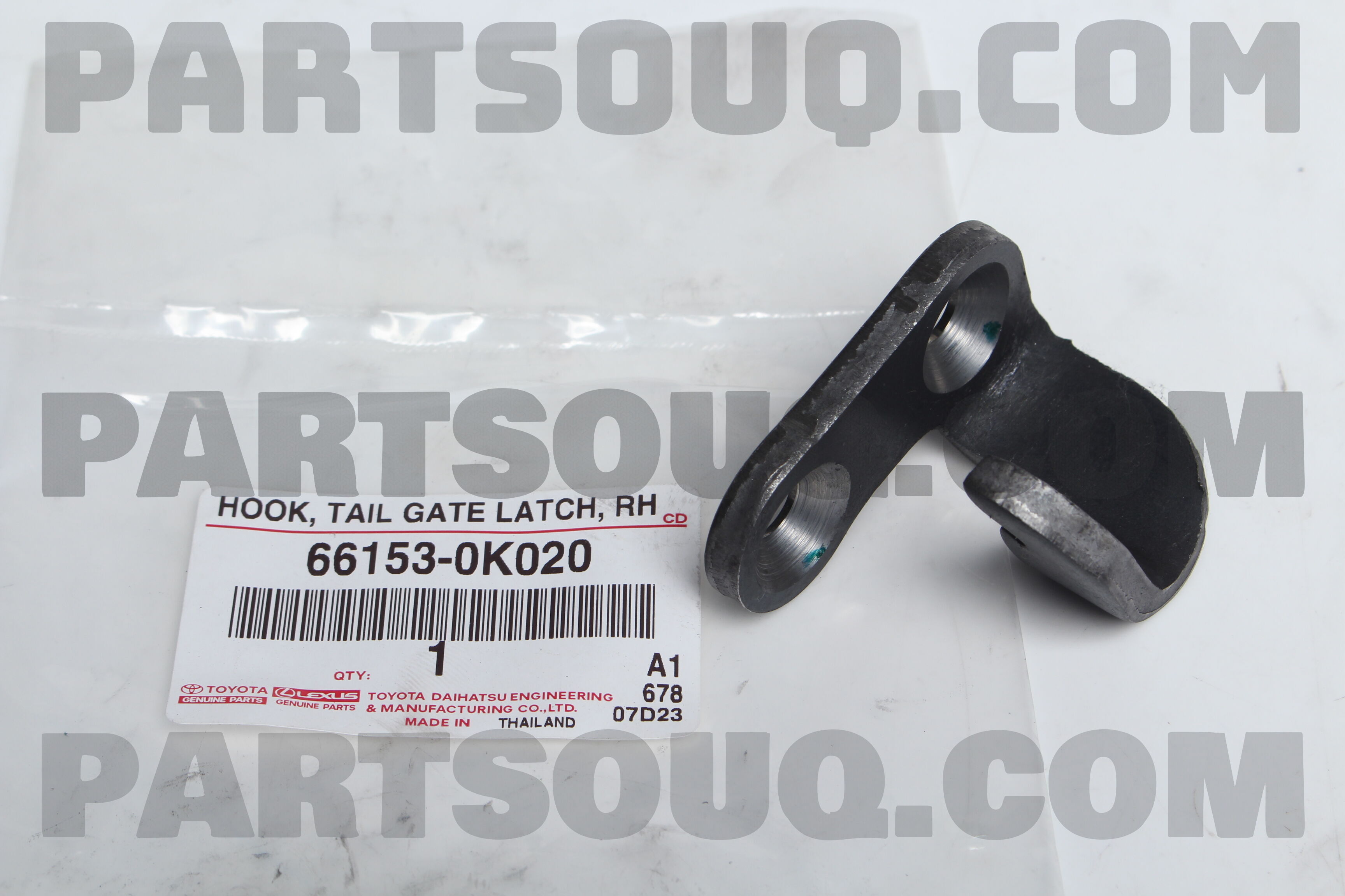 HOOK, TAIL GATE LATCH, NO.1 RH 661530K020 | Toyota Parts | PartSouq
