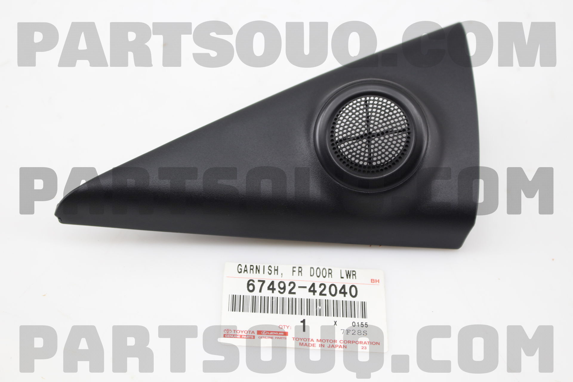 GARNISH, FRONT DOOR LOWER FRAME BRACKET, LH 6749242040 | Toyota Parts ...