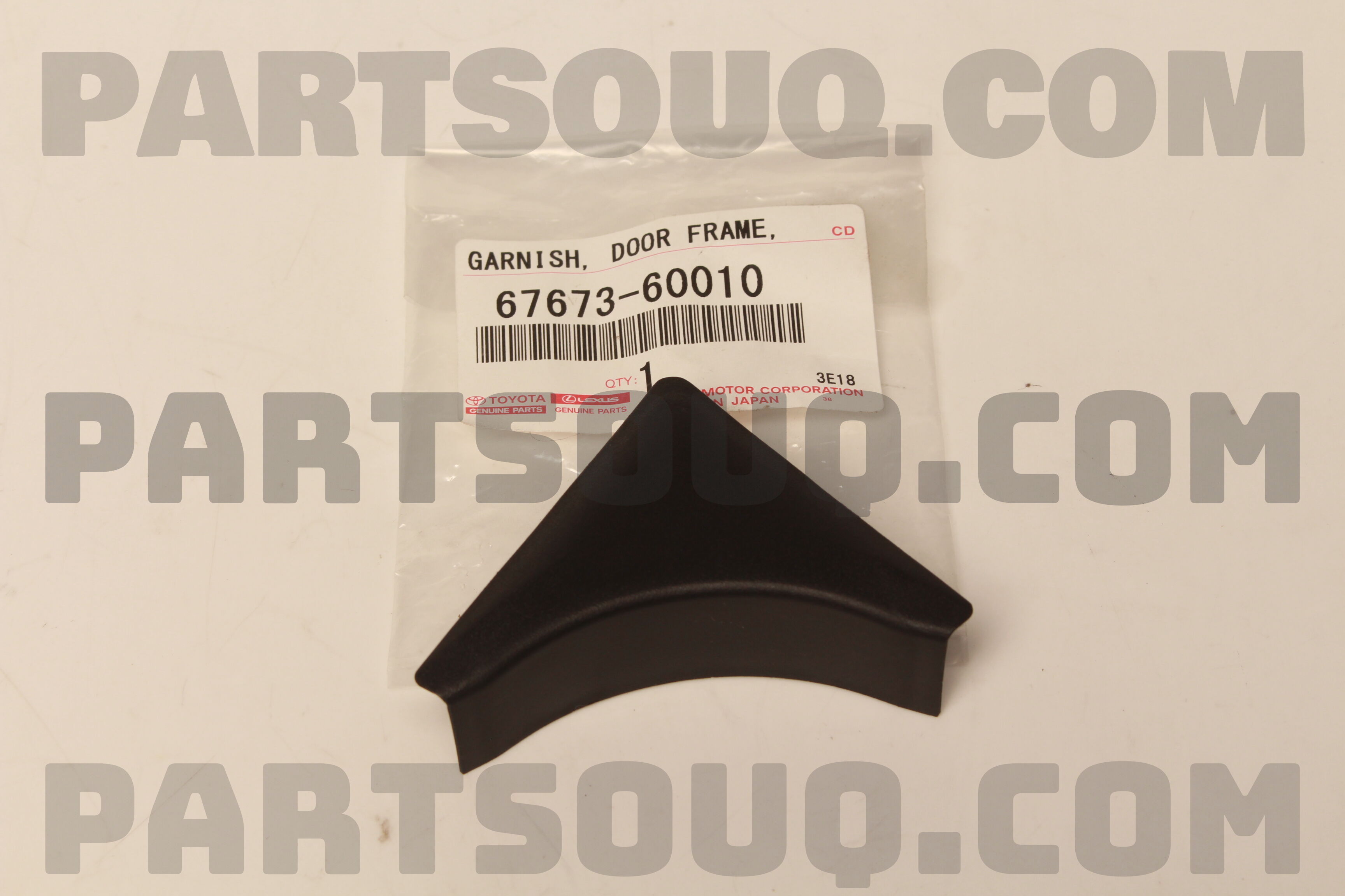 GARNISH, DOOR FRAME, LOWER RH 6767360010 | Toyota Parts | PartSouq