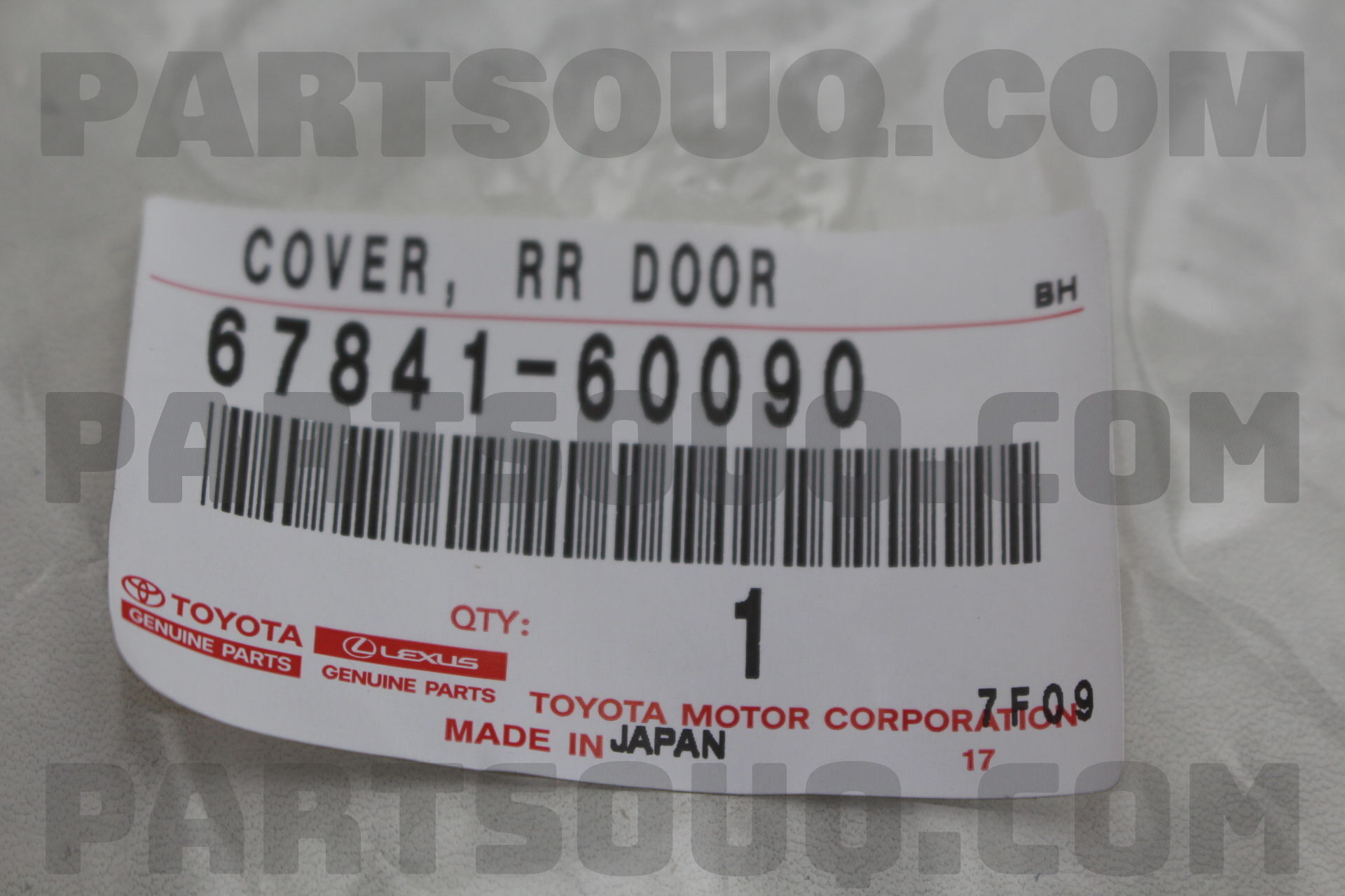 COVER, REAR DOOR SERVICE HOLE, RH 6784160090 | Toyota Parts | PartSouq